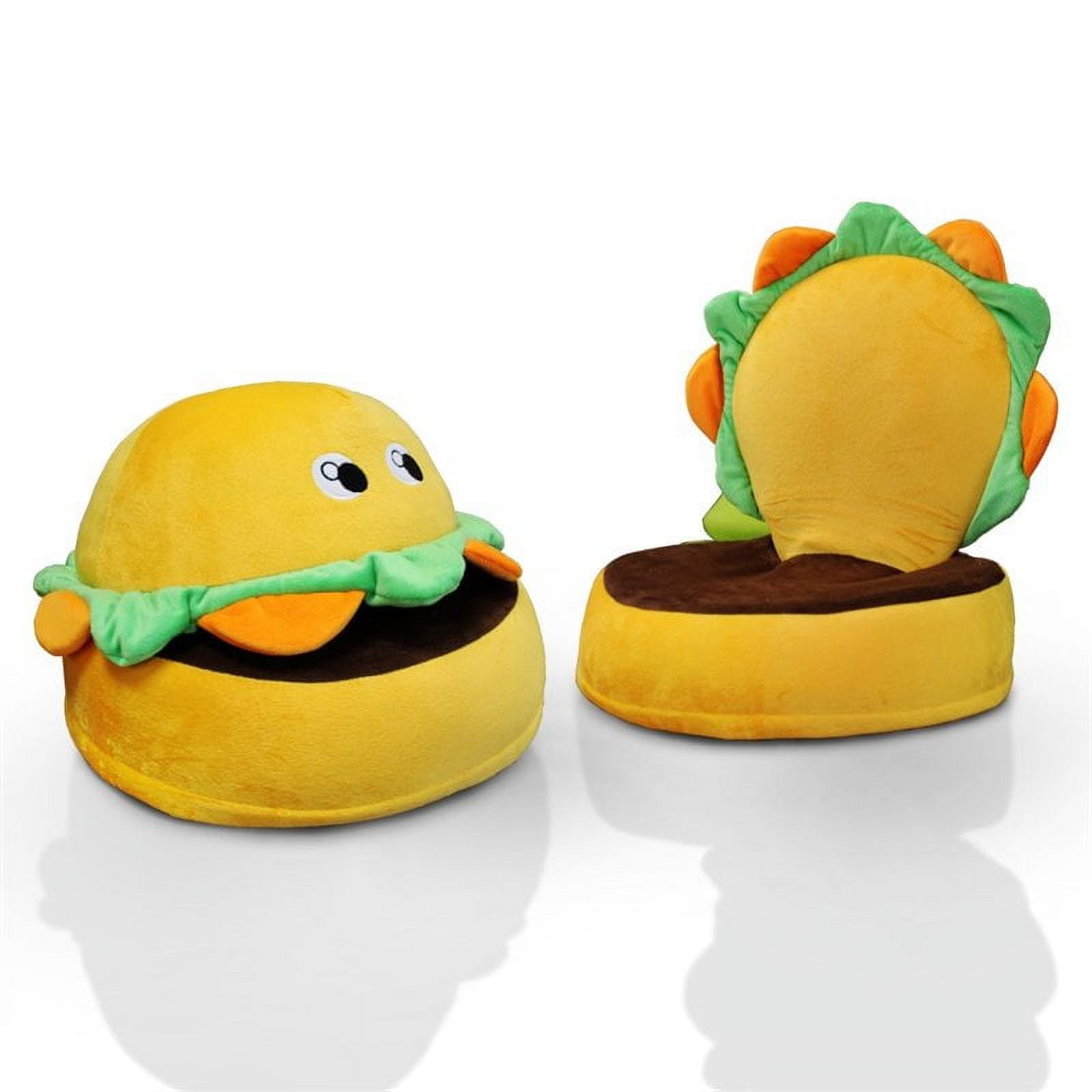 Furniture of America Achellane Microfiber Foldable Kids Burger Chair in ...