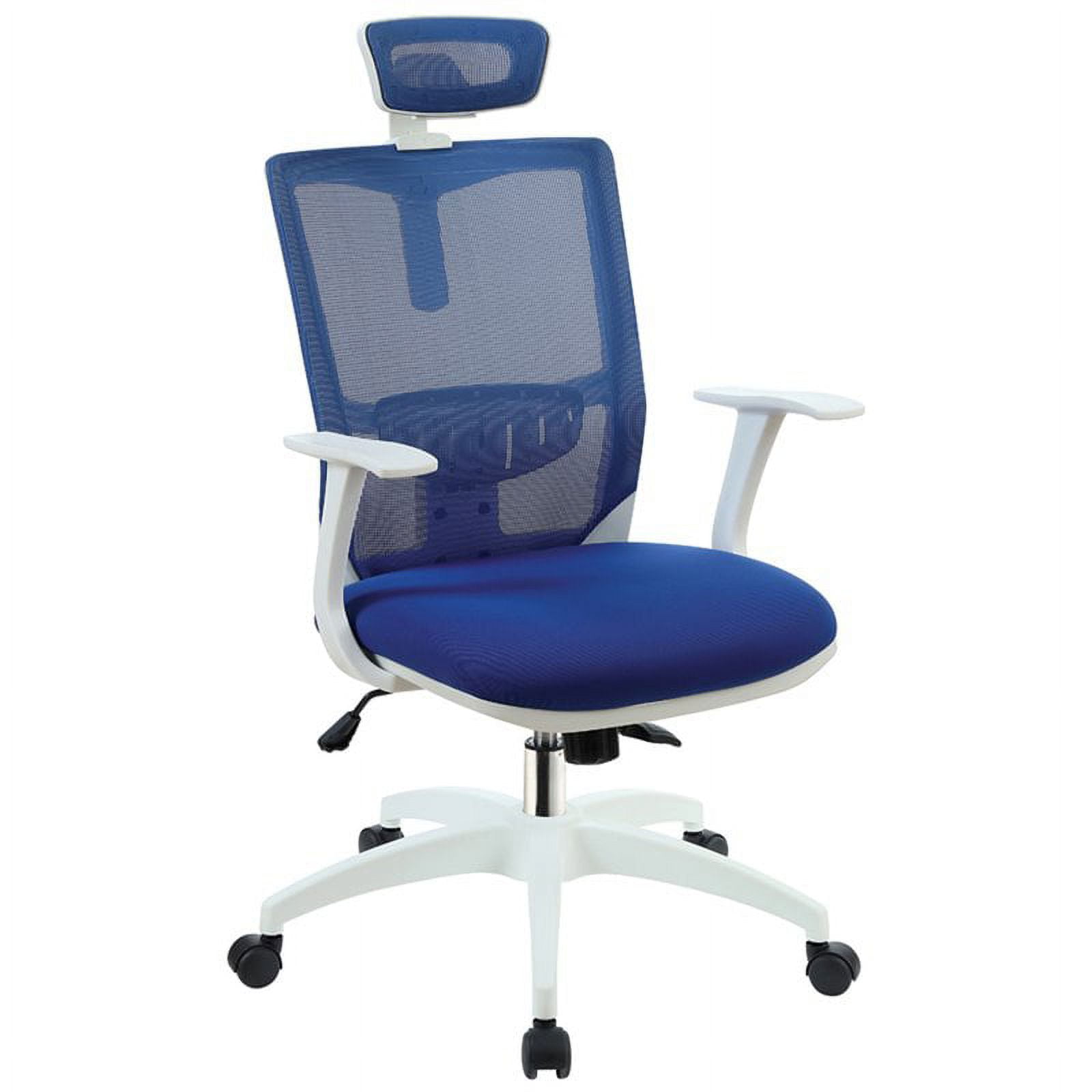 Furniture of America Ari Contemporary Fabric Adjustable Office Chair in ...
