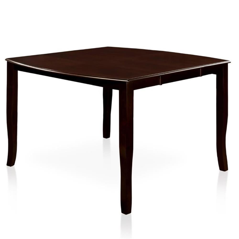 Furniture of America Arriane Wood Expandable Counter Dining Table in ...