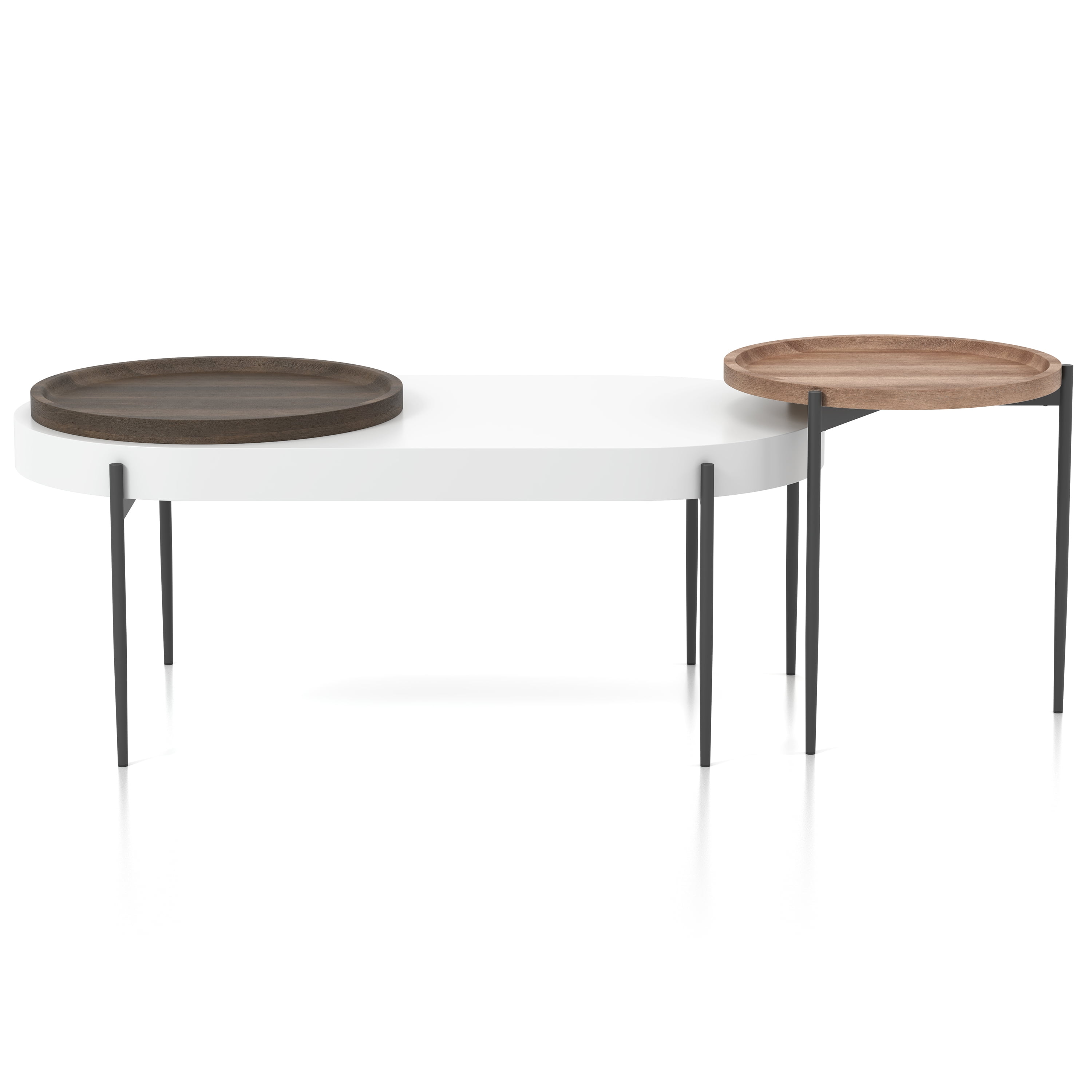 Furniture of America Asher 2-Piece Coffee Table Set - Walmart.com