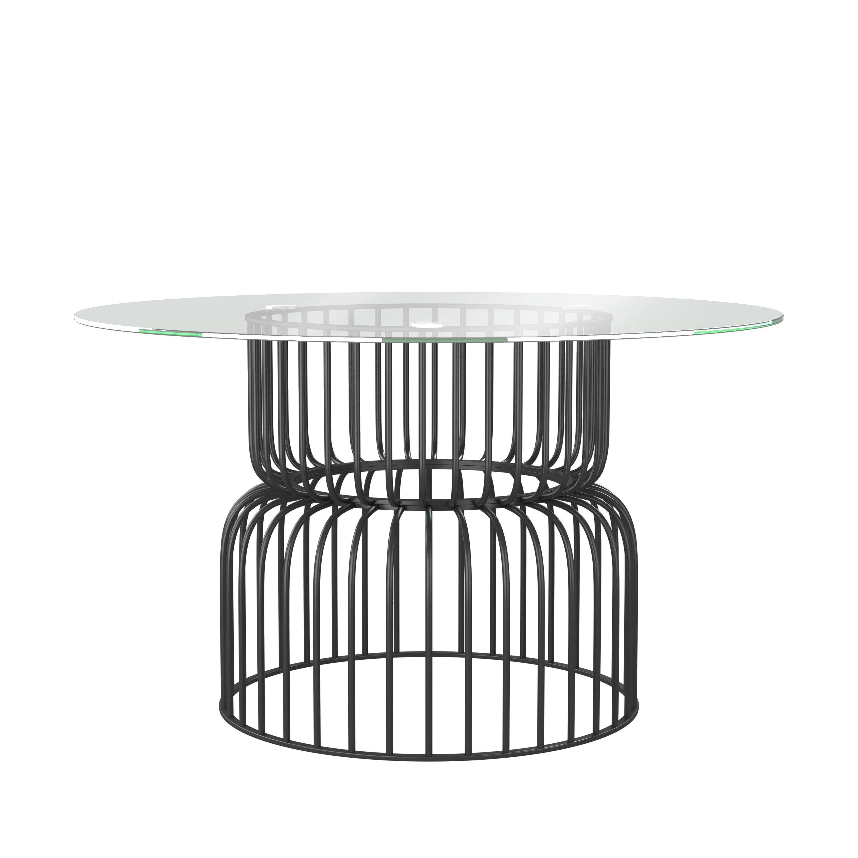 Furniture of America Bernham Contemporary 54 in x 54 in x 31 in Round ...