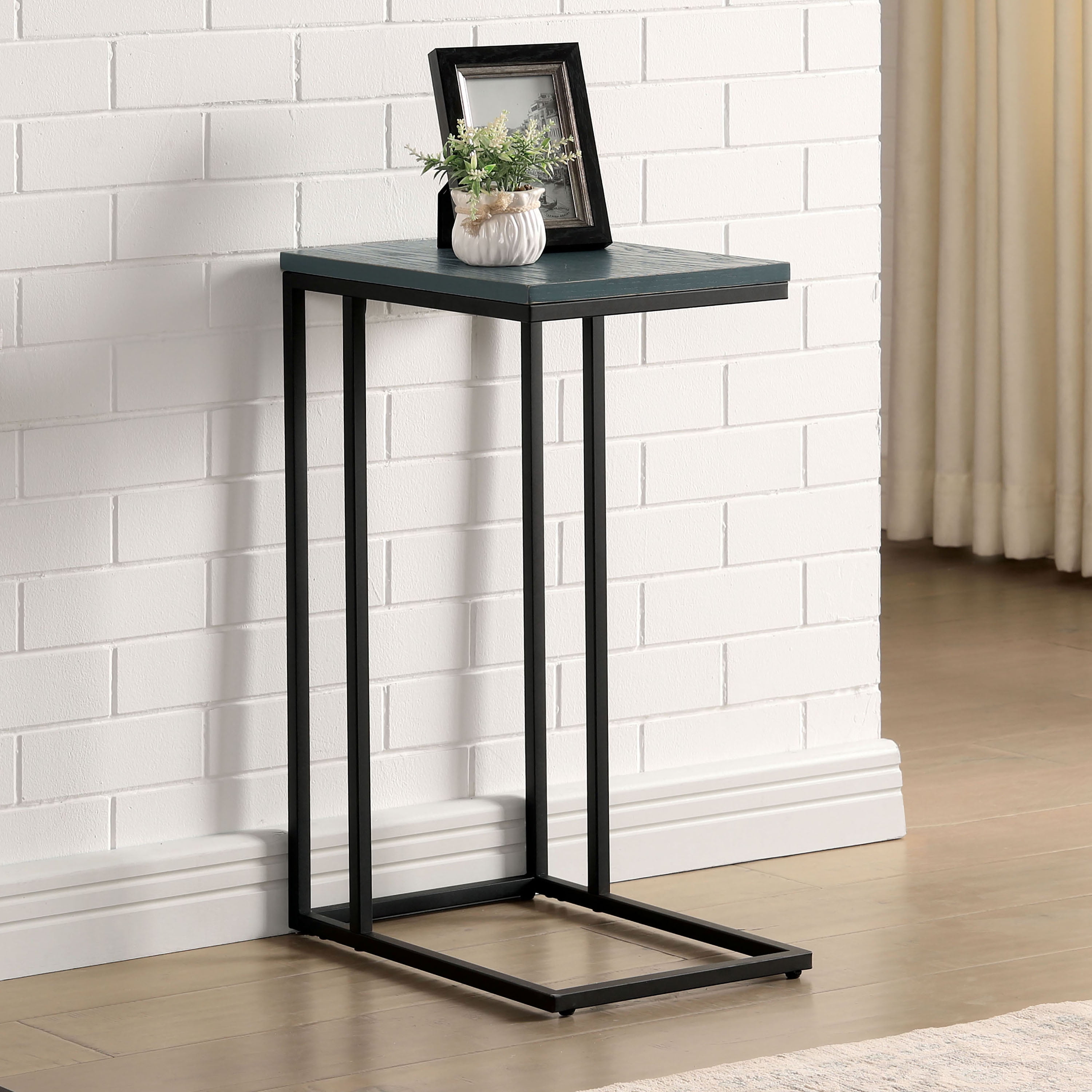 Free Shipping! Furniture of America C-Shaped Snack Table, Antique Blue ...