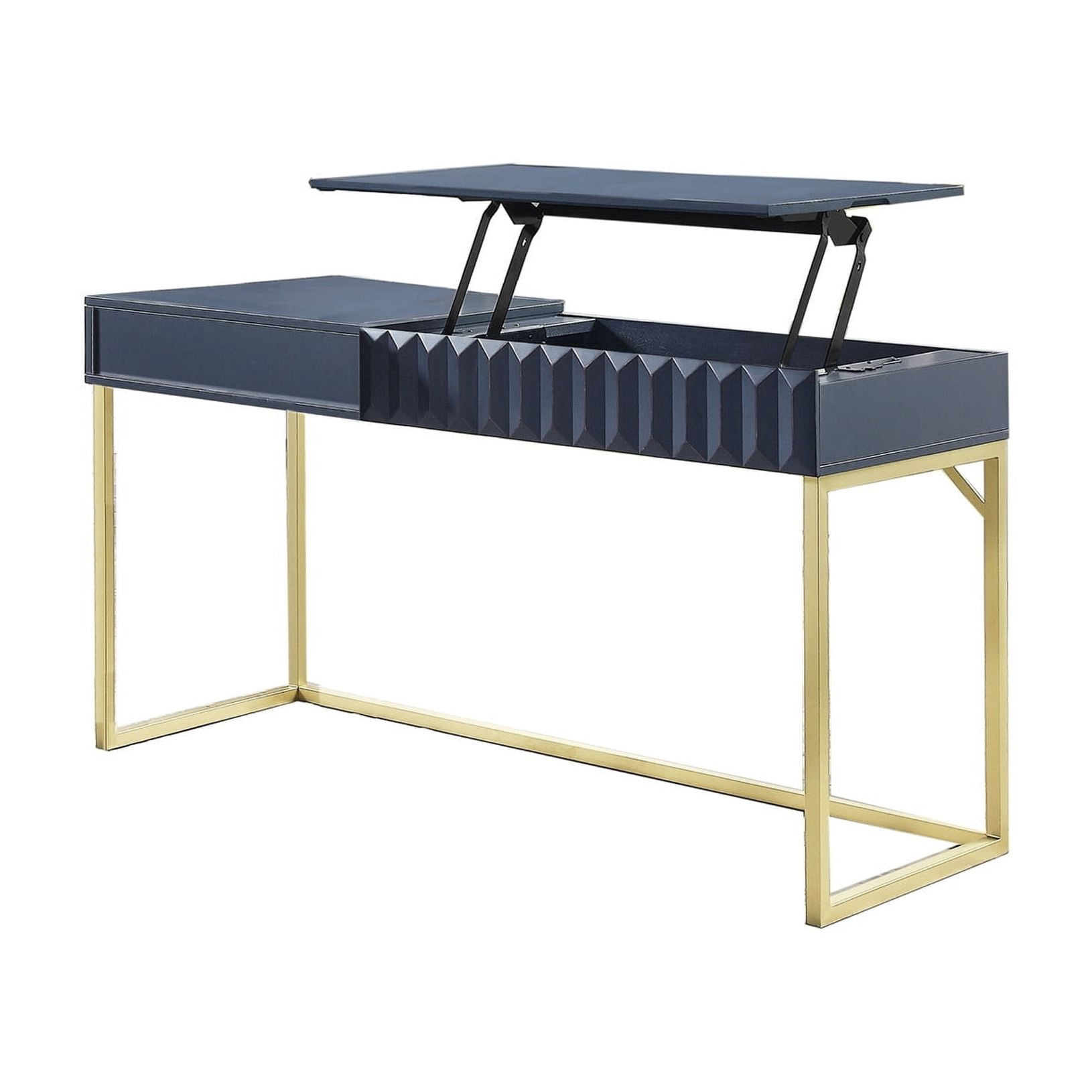 Furniture of America Bird Modern 57-inch Metal Lift-top Standing Desk ...