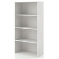 Furniture of America Brooks Stackable 4-Tier Wood White Bookcase ...