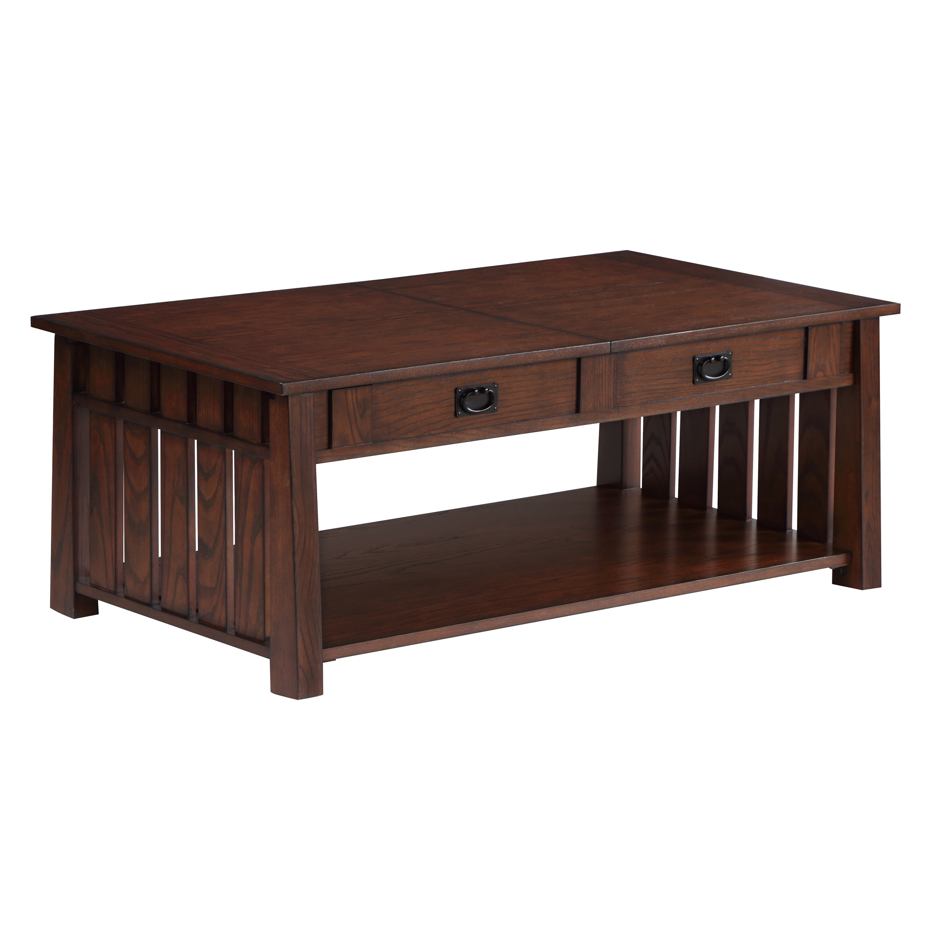 Furniture of America Carl Lift-Top Wood Dark Oak Coffee Table - Walmart.com