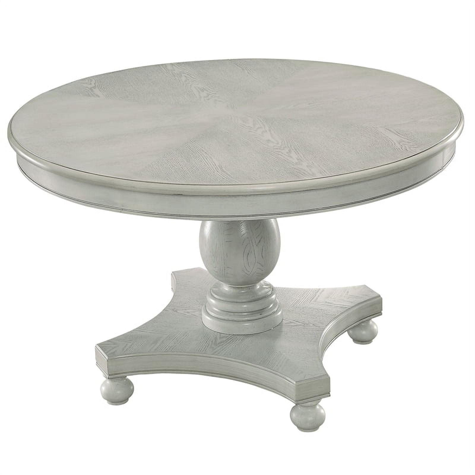 Furniture of America Chlido Wood 48-Inch Round Dining Table in Antique ...