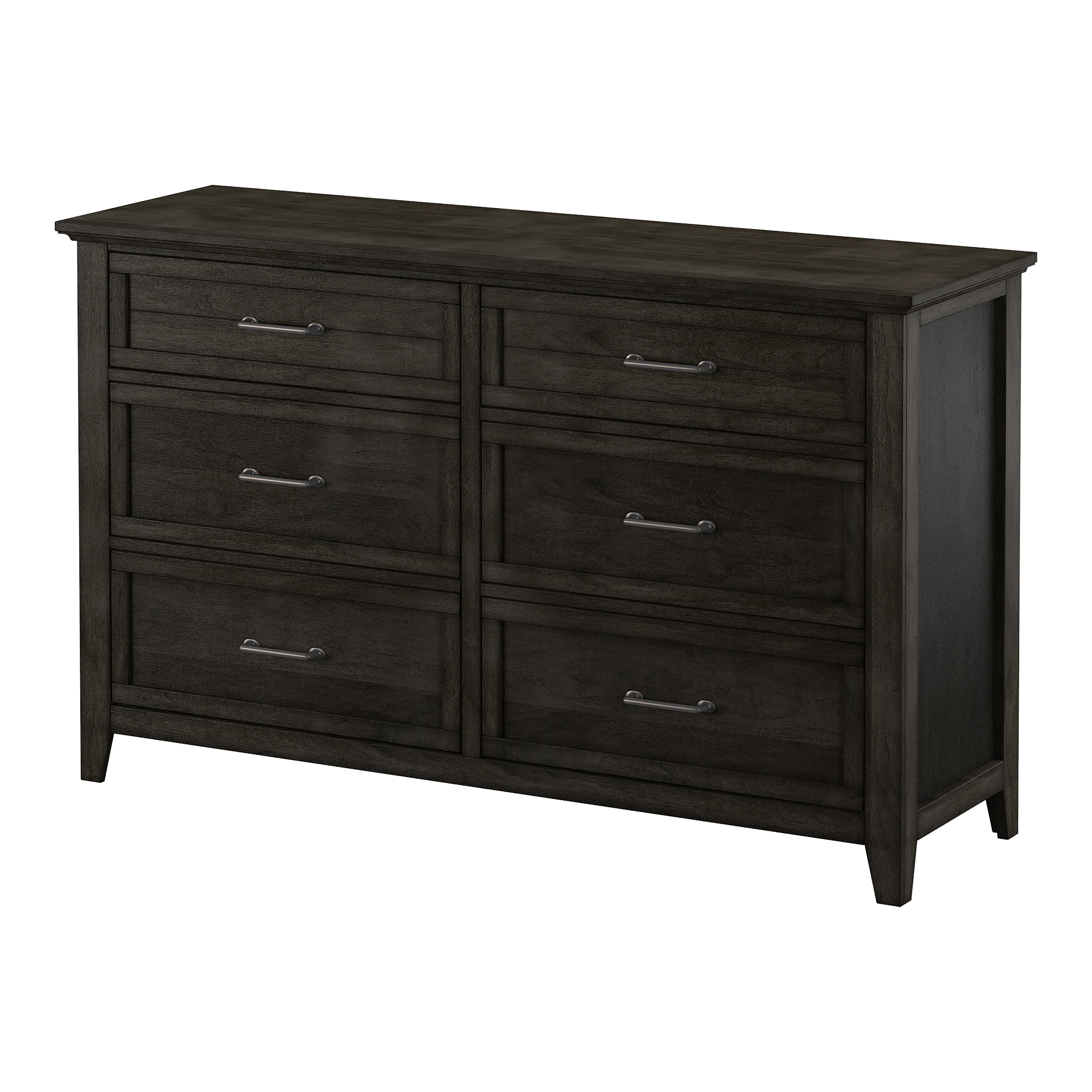 Free Shipping! Furniture of America Cisco 6-Drawer Walnut Wood Dresser ...