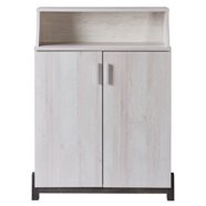 Prepac Entryway Modern 60" Shoe Cubby Console, White - Walmart.com