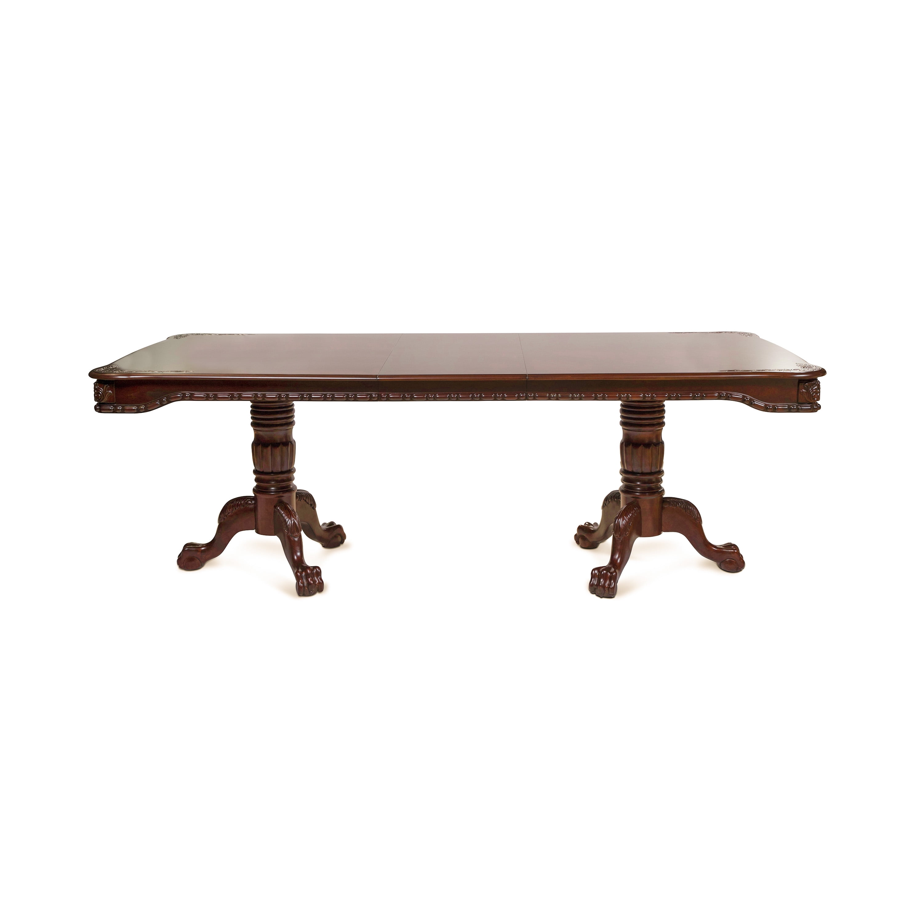 Furniture of America Compton Extendable Dining Table, Brown Cherry ...