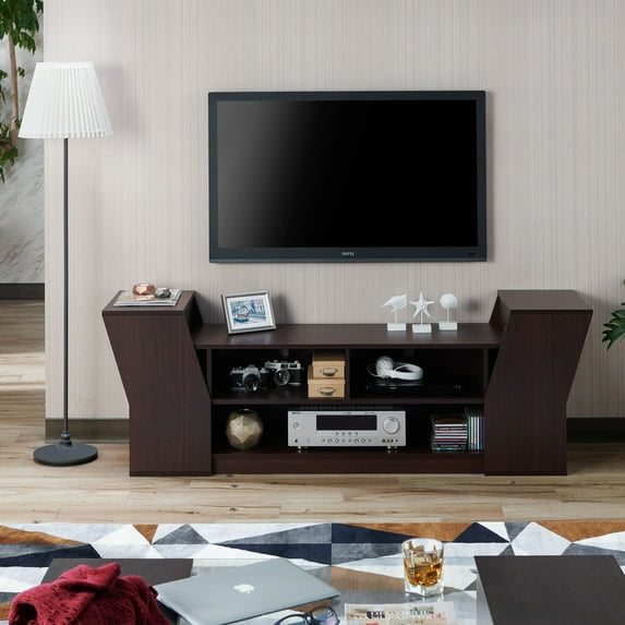Furniture of America Cordea Contemporary TV Stand, 71", Espresso ...