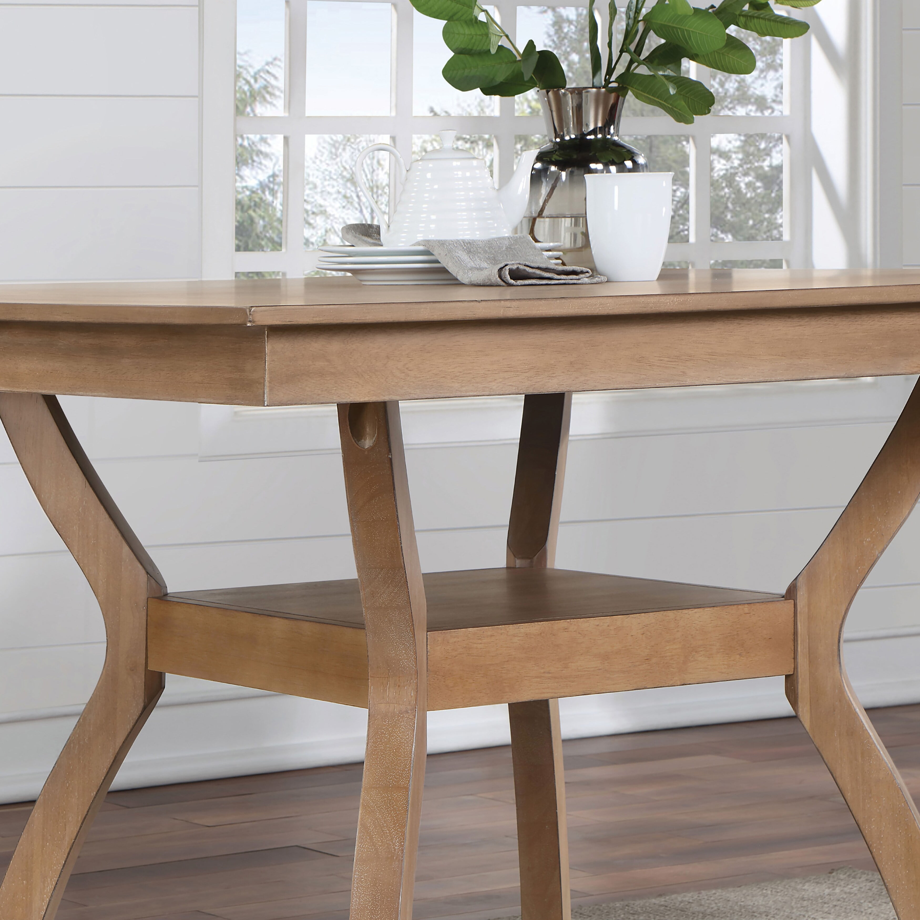 Furniture of America Dionne Dining Wood Contemporary 54-inch Counter ...