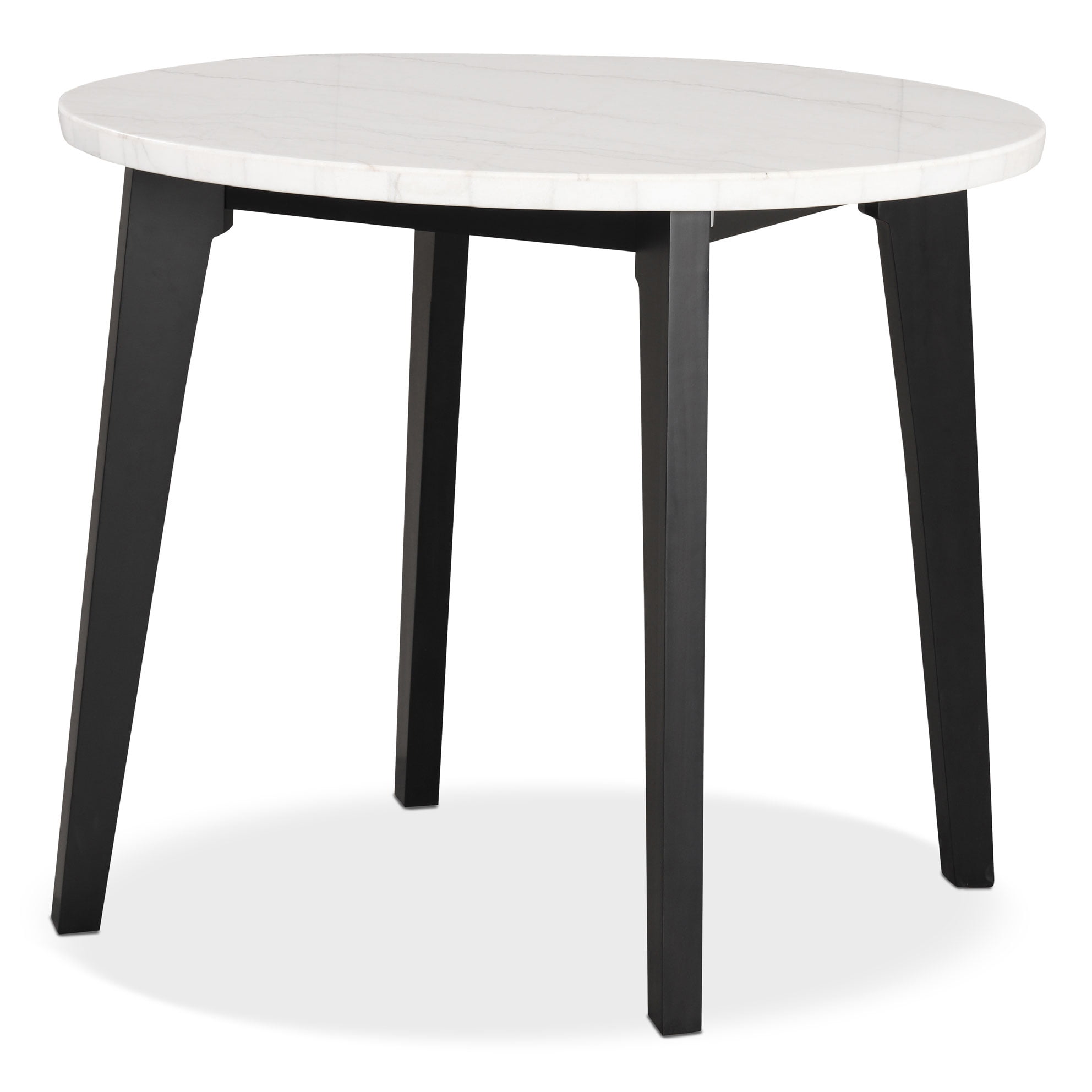 Furniture of America Dorth 45" Round Indoor Counter Height Dining Table ...