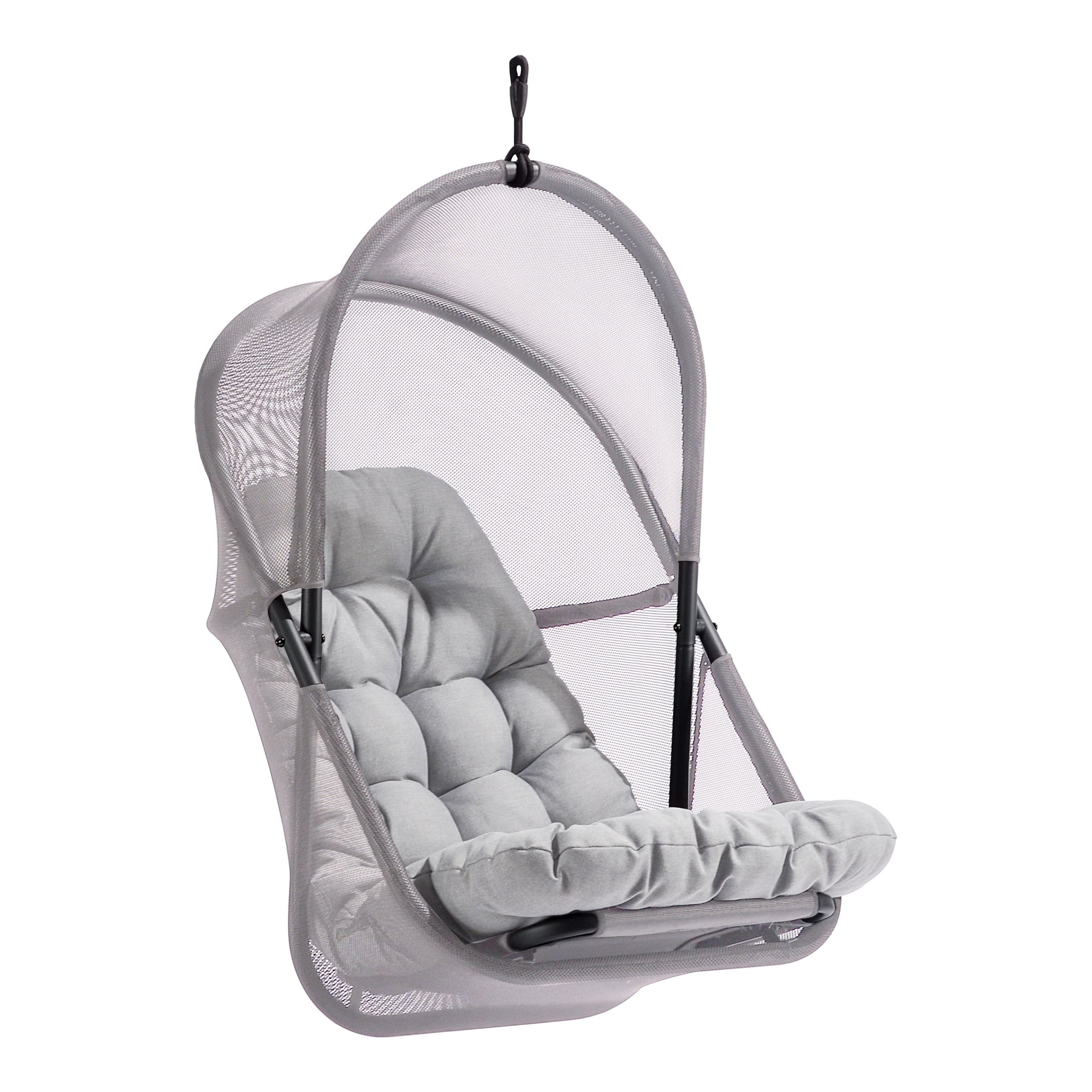 Furniture of America Drift UV-Resistant Patio Foldable Swing Chair with ...