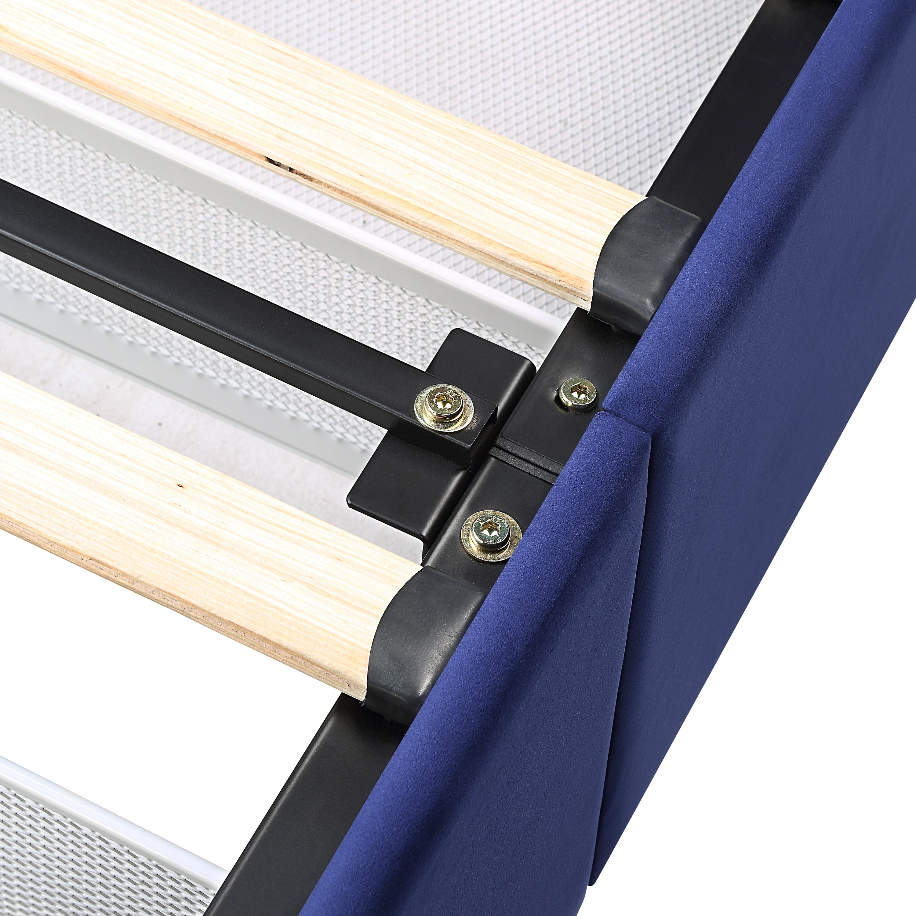 Furniture of America Dustir Art Deco Upholstered 4-drawer Platform ...