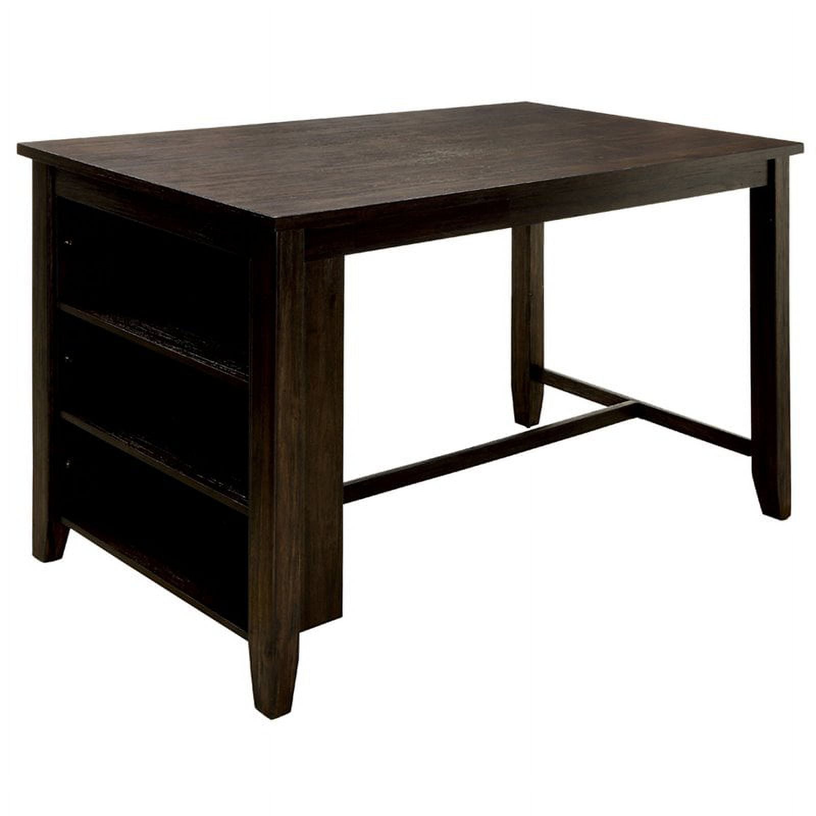 Furniture of America Elio Counter Height Storage Dining Table - Walmart.com
