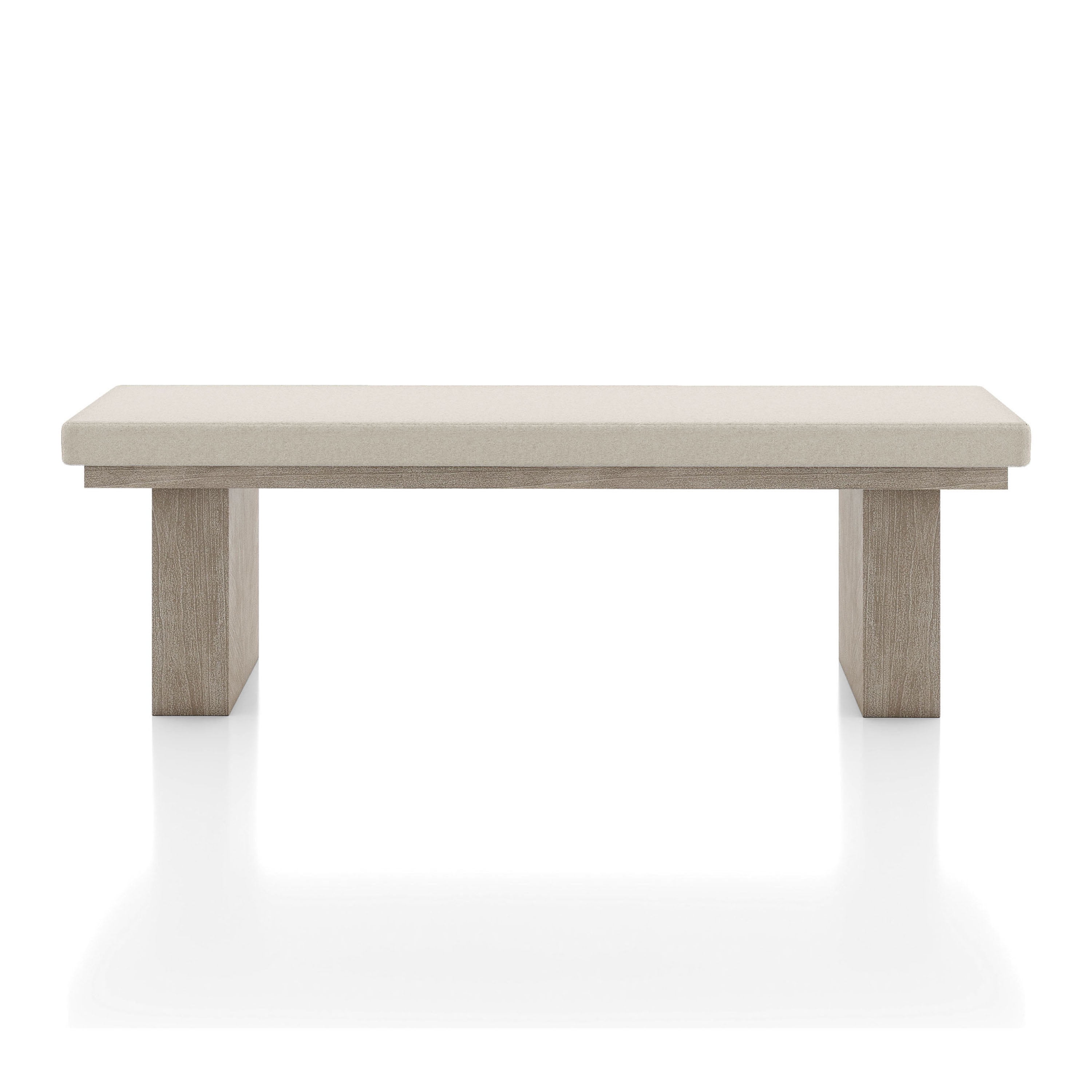 Furniture of America Foome Modern Farmhouse Upholstered Solid Wood ...