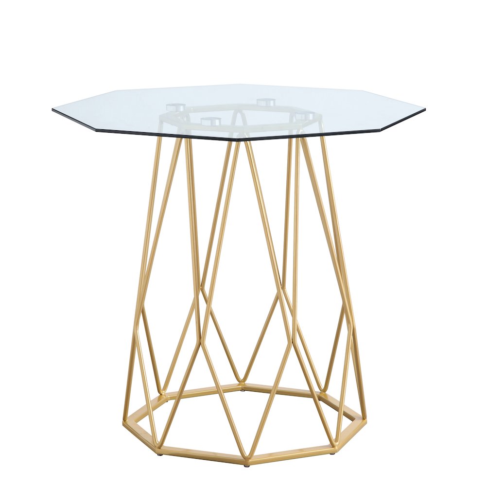 Furniture of America Growder Contemporary Glass Top End Table - Walmart.com