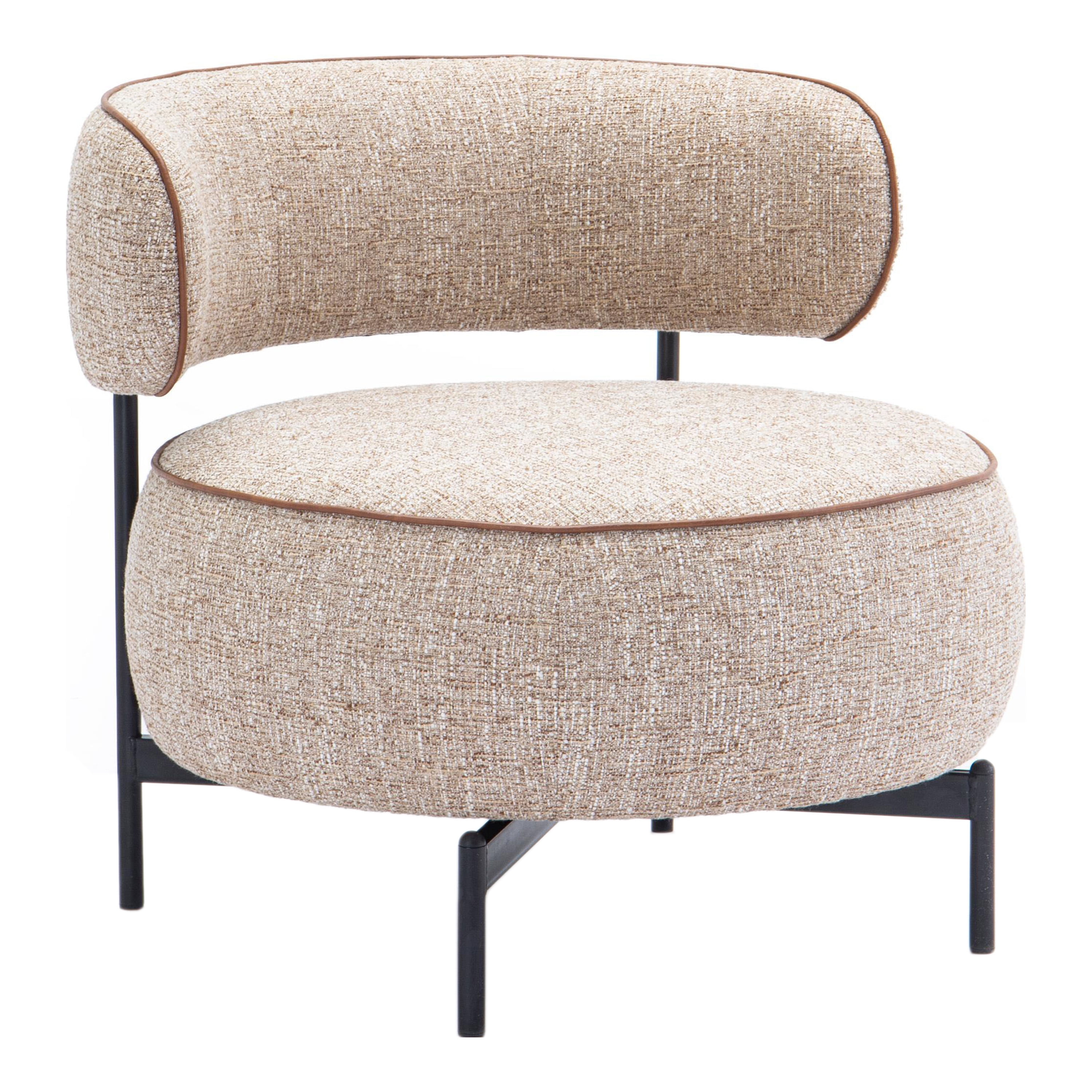 Furniture of America Hamm Modern Fabric Indoor Swivel Chair, Light ...