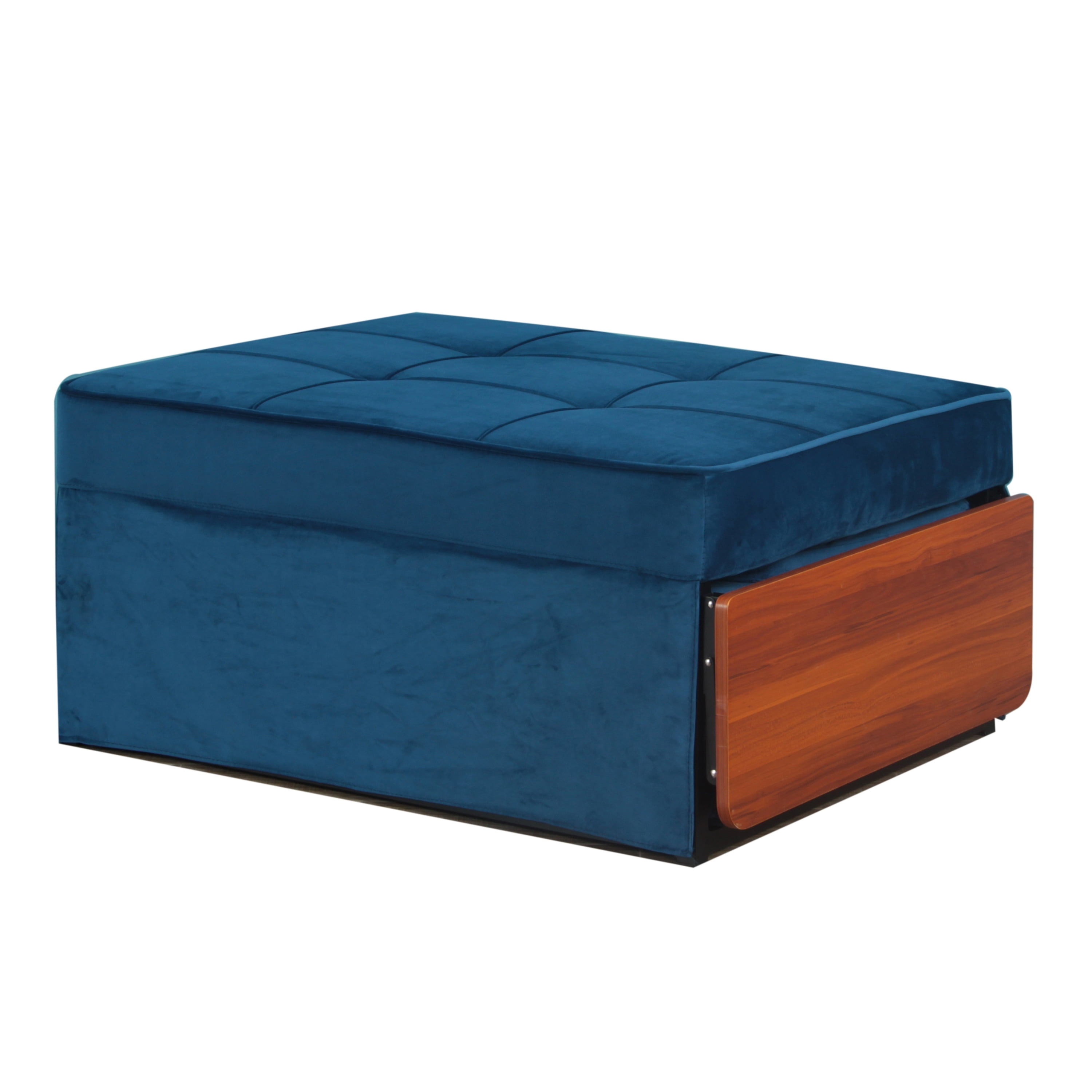 Furniture of America Hattie Assembled Convertible Cocktail Ottoman ...