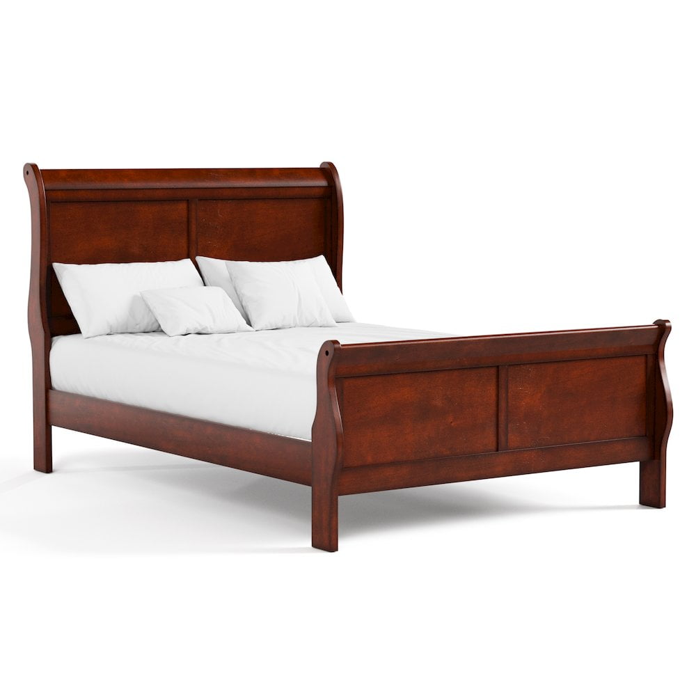Furniture of America Henceford Sleigh Bed - Walmart.com
