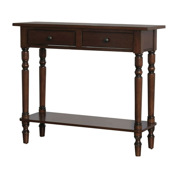 Furniture of America Humphry Sofa Console Table in Cherry Wood Finish - Walmart.com