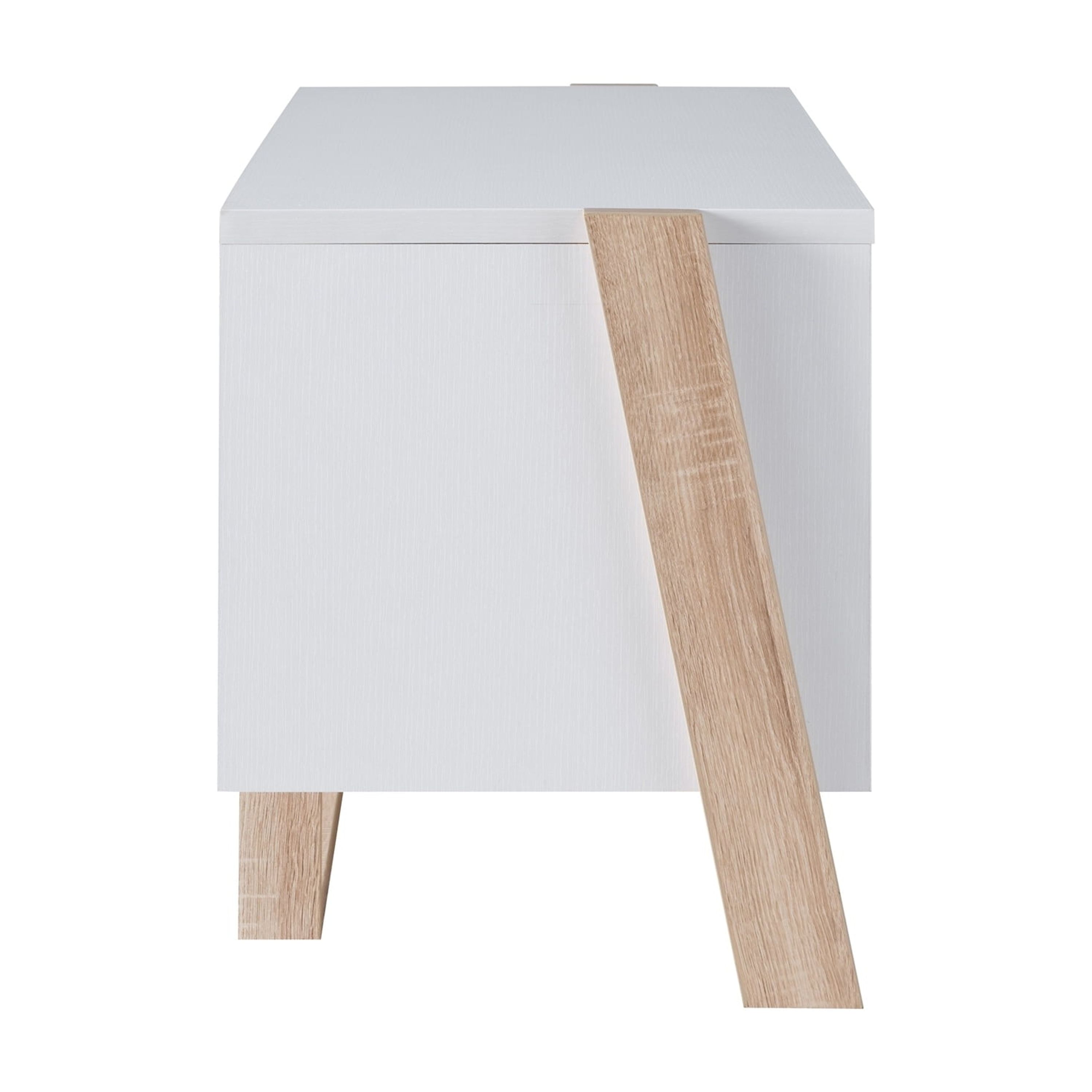 Furniture of America Isabelle Mid-century Modern 4-Shelf TV Console by ...