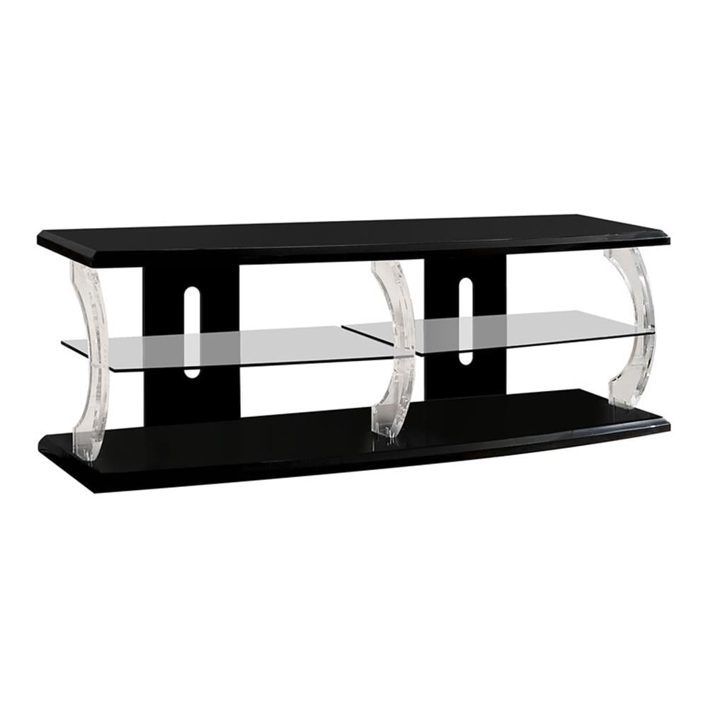 Furniture of America Jerry Contemporary Wood Storage 60-Inch TV Stand ...
