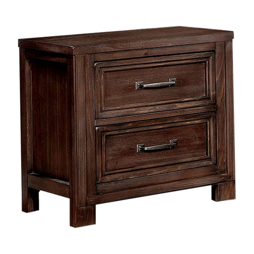 Furniture of America Jexter USB Nightstand - Finish - Walmart.com
