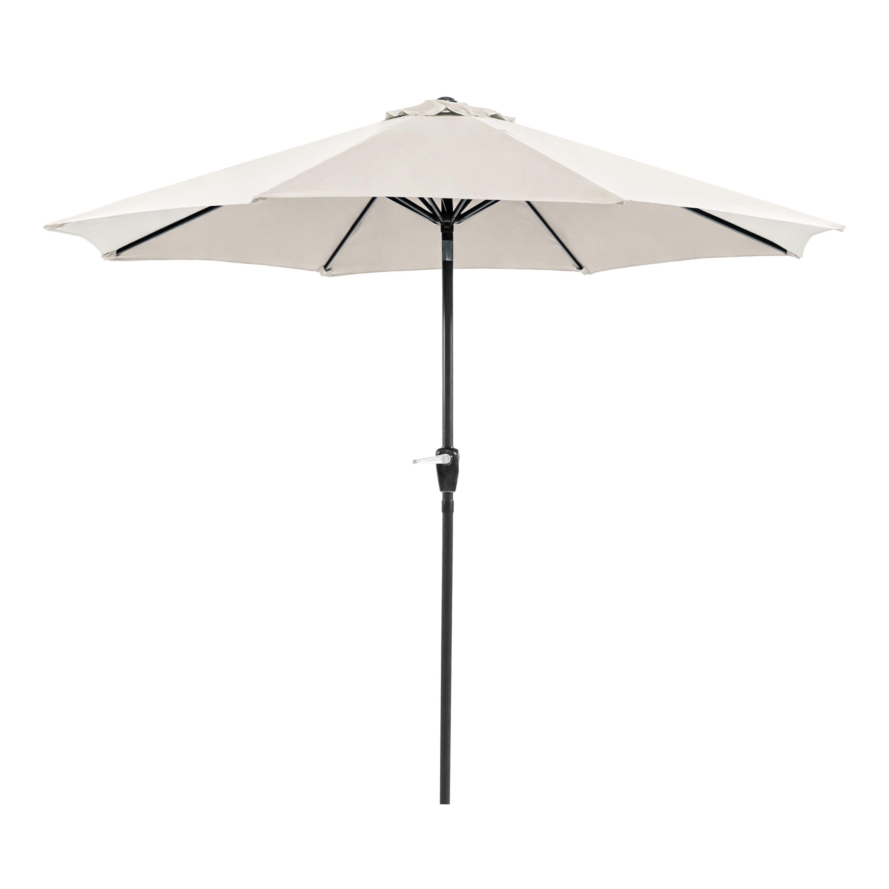 Furniture of America Jolt 9' Outdoor Patio Round Crank Patio Umbrella ...