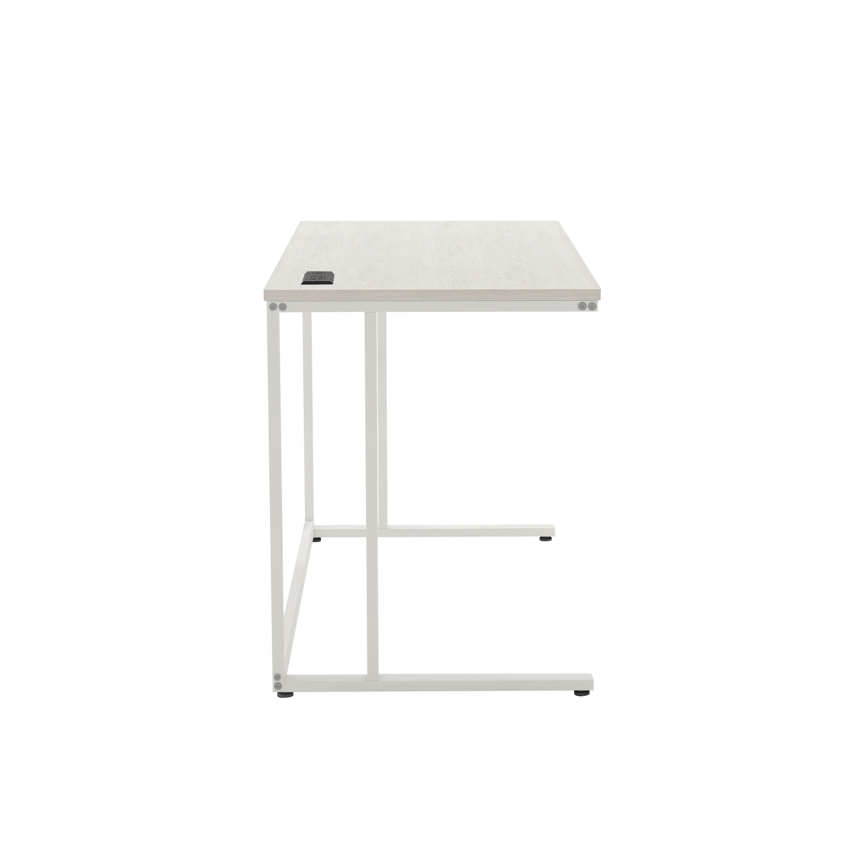 Furniture of America Lazzo Modern 47-inch Steel Computer Desk with USB ...