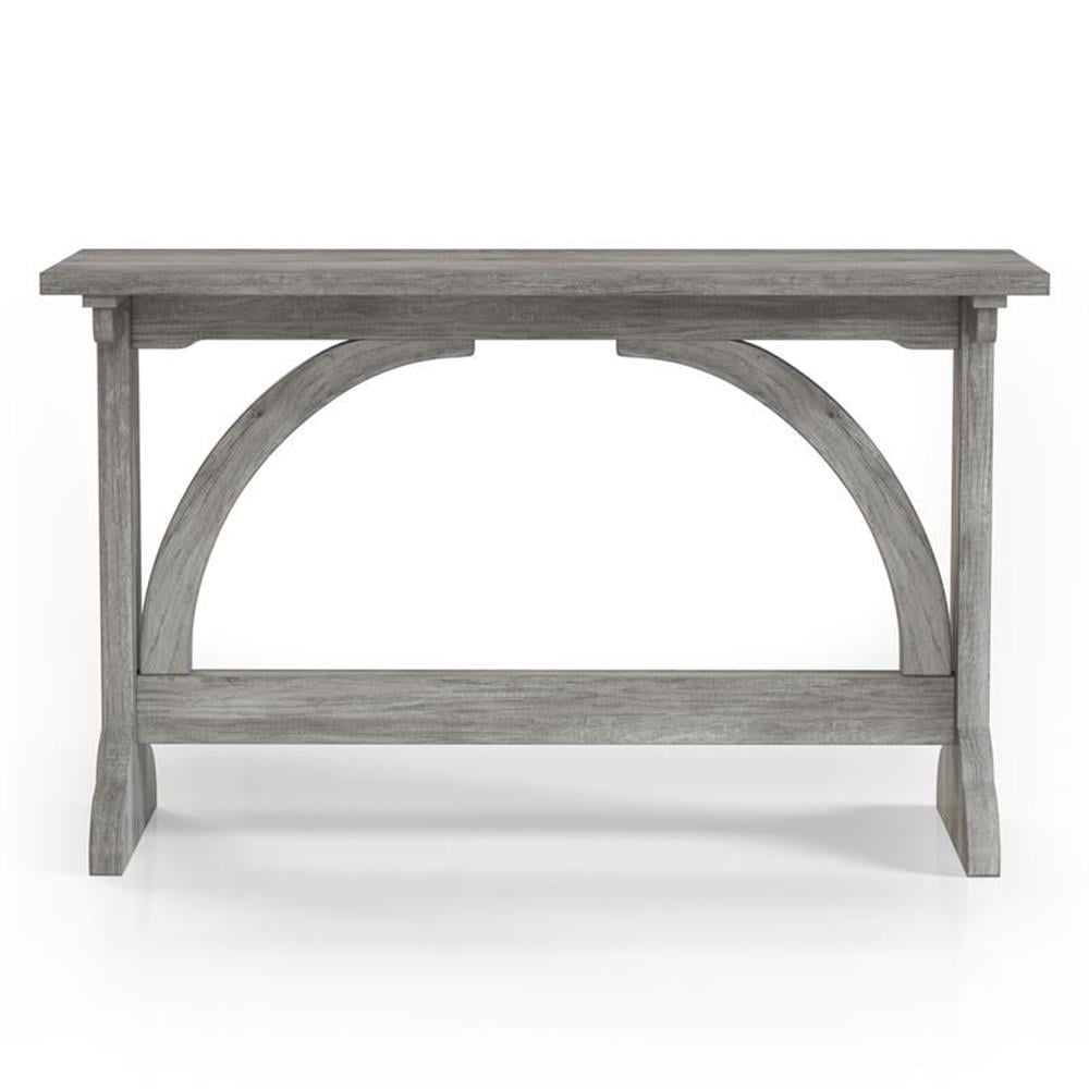 Furniture of America Linx Rustic Wood Rectangle Console Table in Gray ...