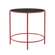 Furniture of America Parata Contemporary C-Shape Steel Nesting Tables ...