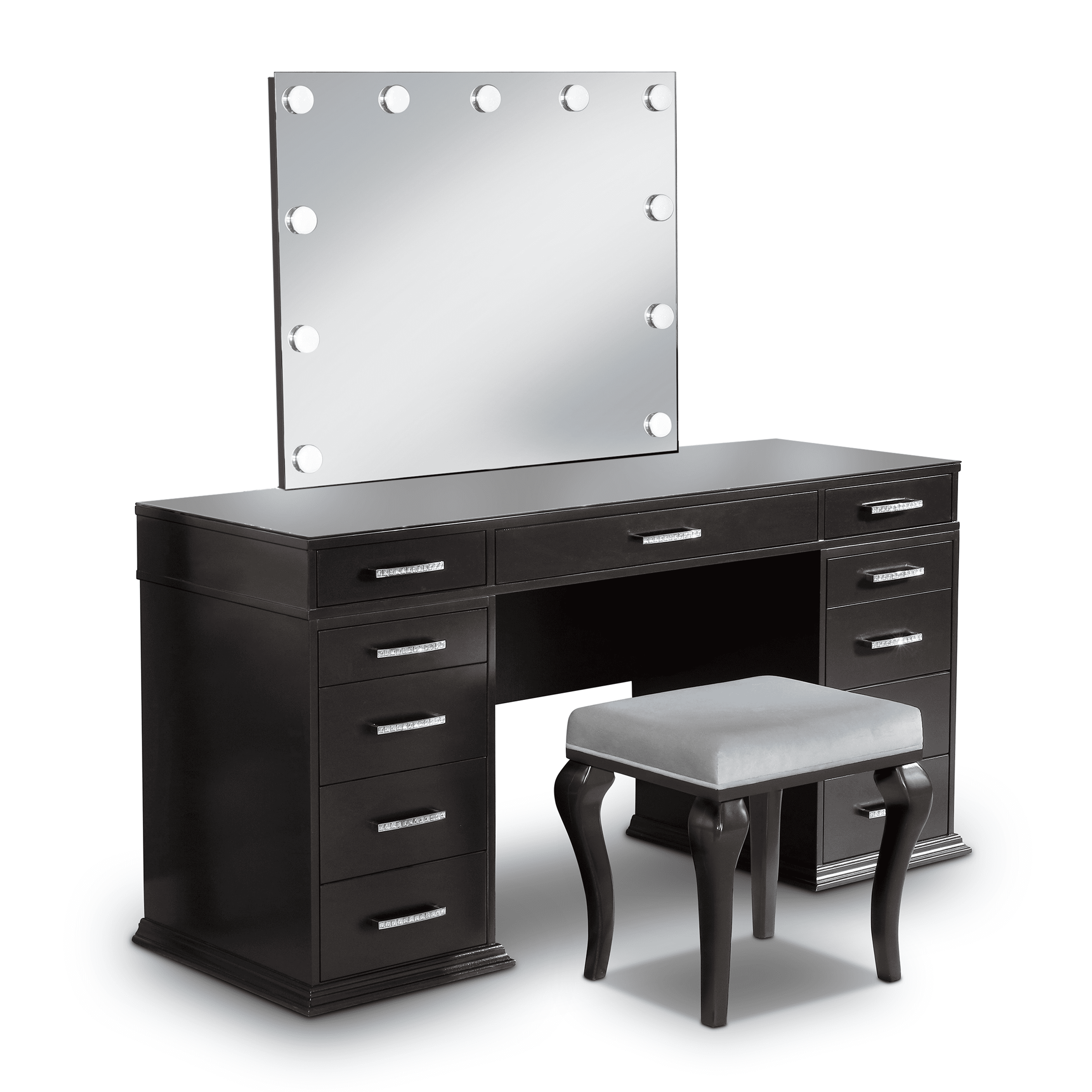 Free Shipping! Furniture of America Marinette 3-Piece Vanity Set with ...