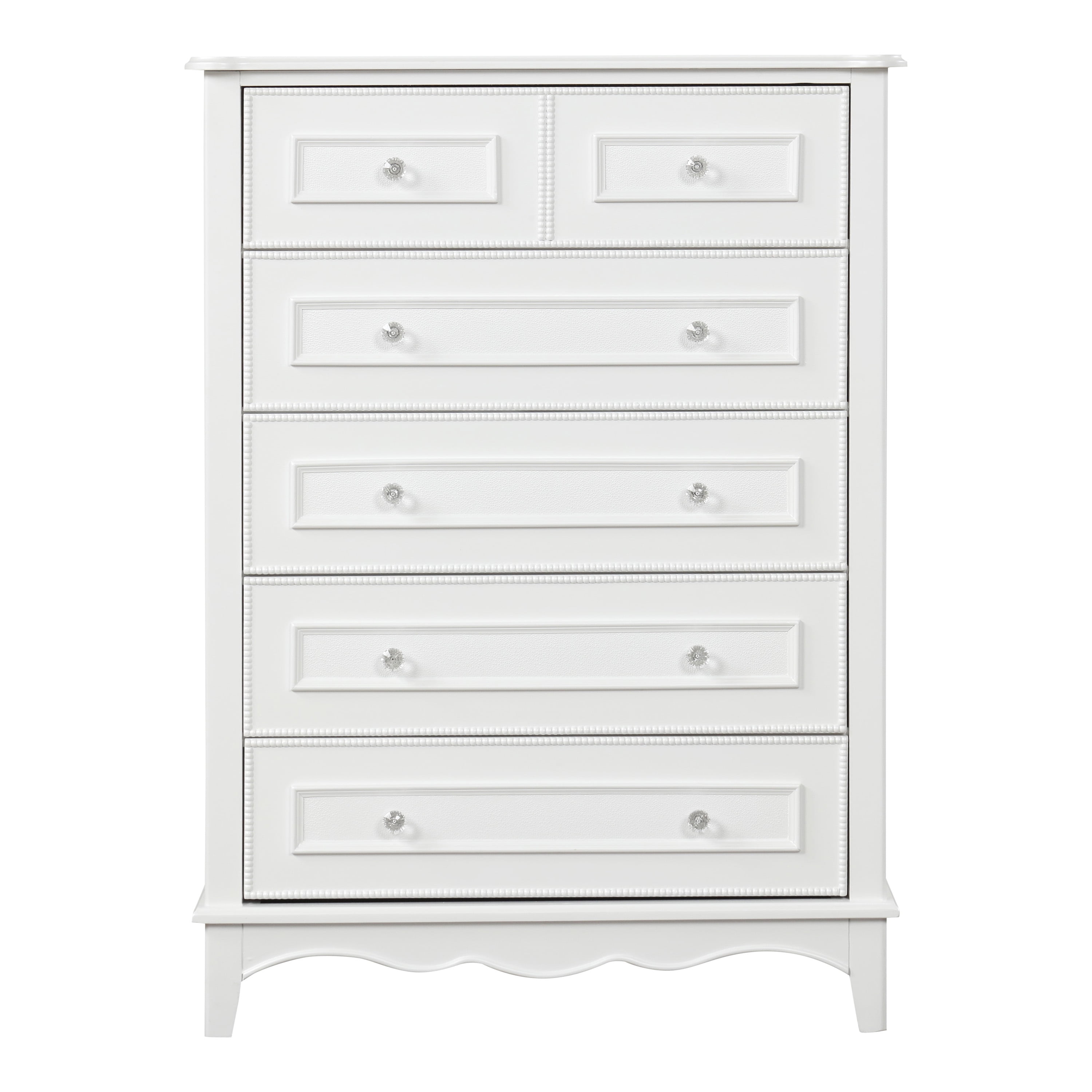 Furniture of America Traditional Solid Wood 5-Drawer Bedroom Chest ...