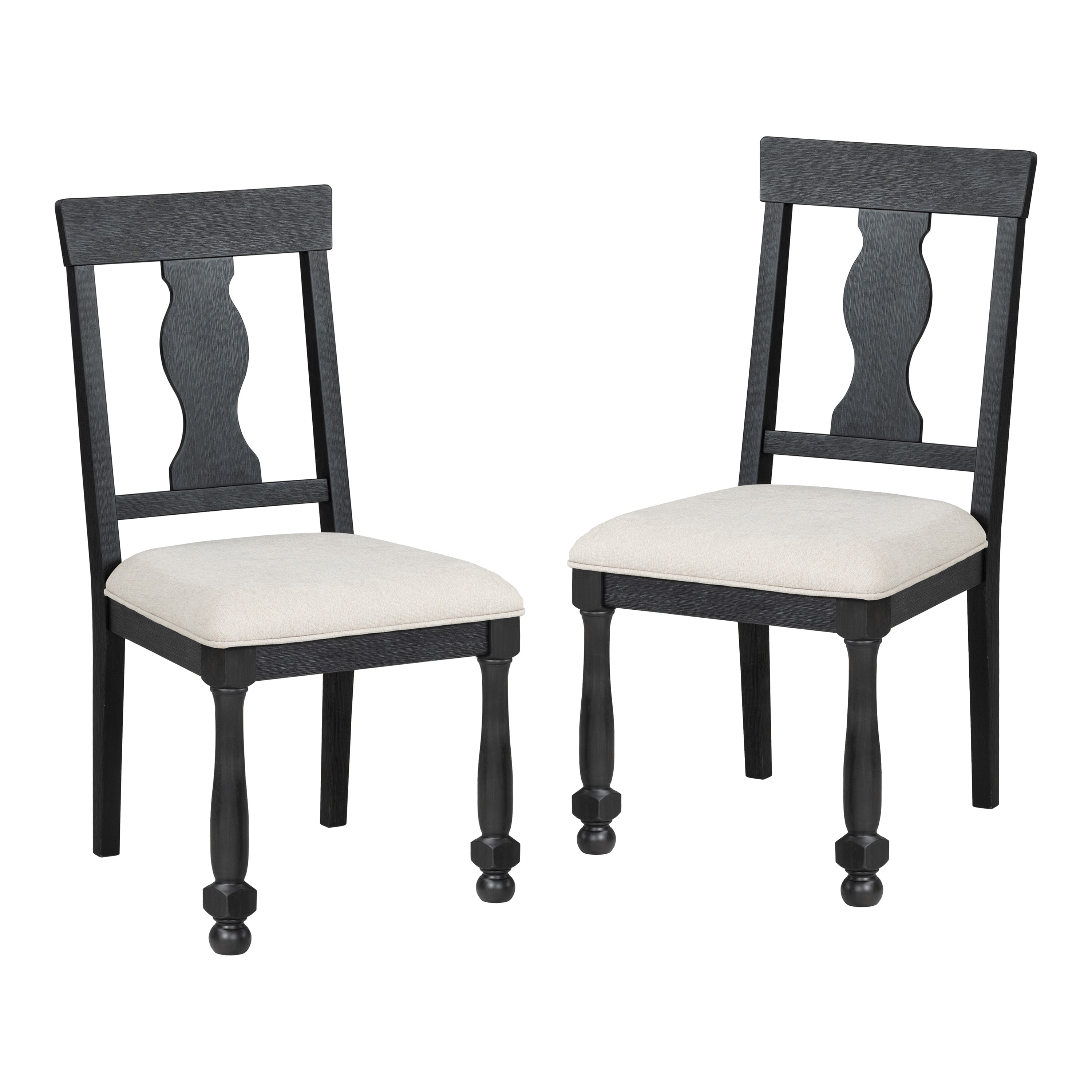 Furniture of America Millers Modern Solid Wood Indoor Side Chairs ...