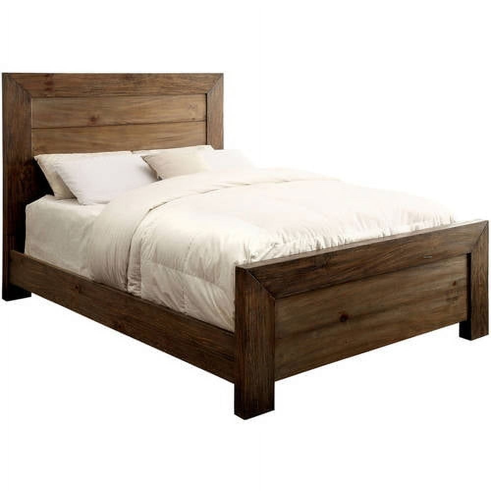 Furniture of America Newell Transitional Style Rustic Natural Bed, Cal ...