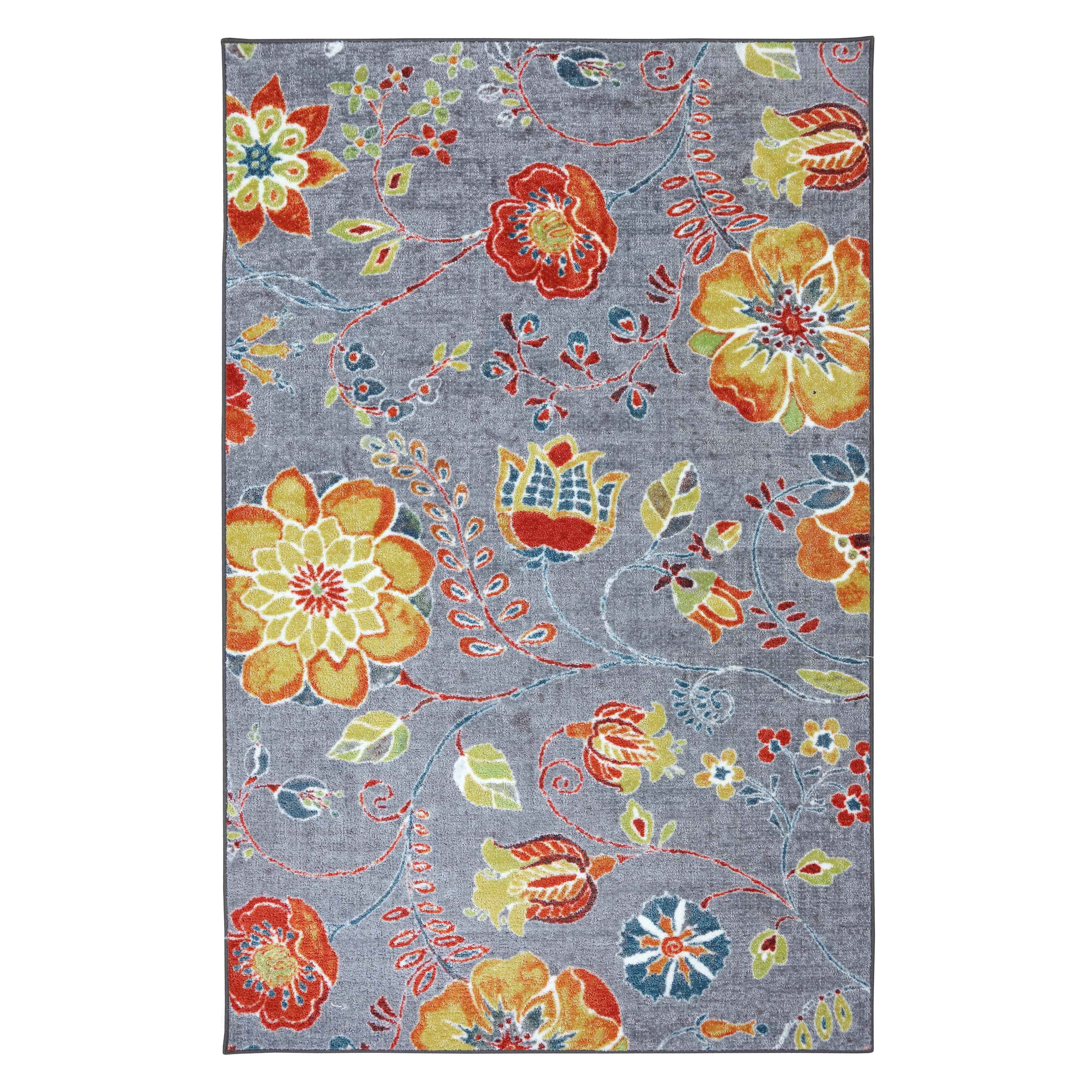 Furniture of America Novella 8' X 10' Contemporary Flower Garden Rug ...