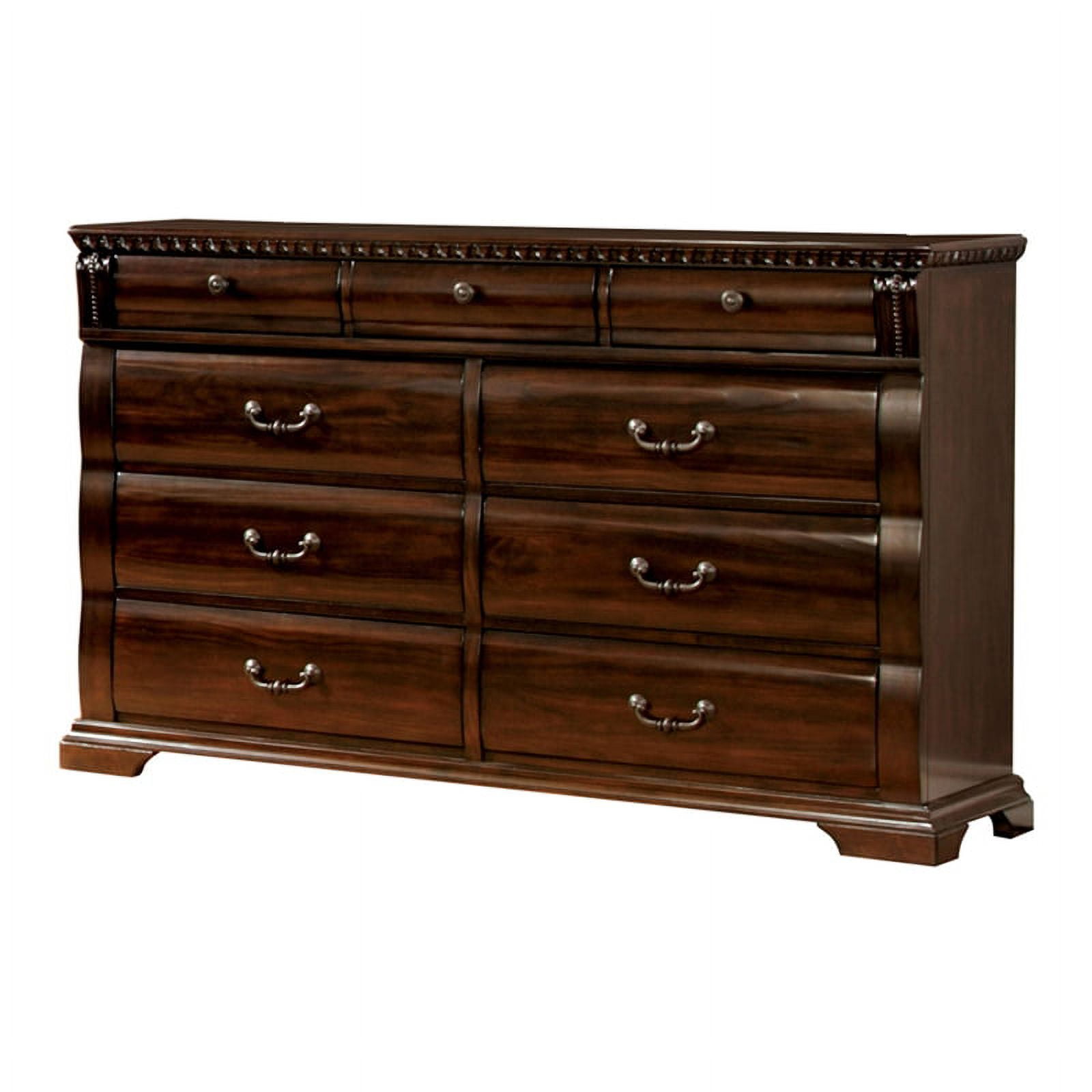 Furniture of America Oulette Transitional Wood 9-Drawer Dresser in ...