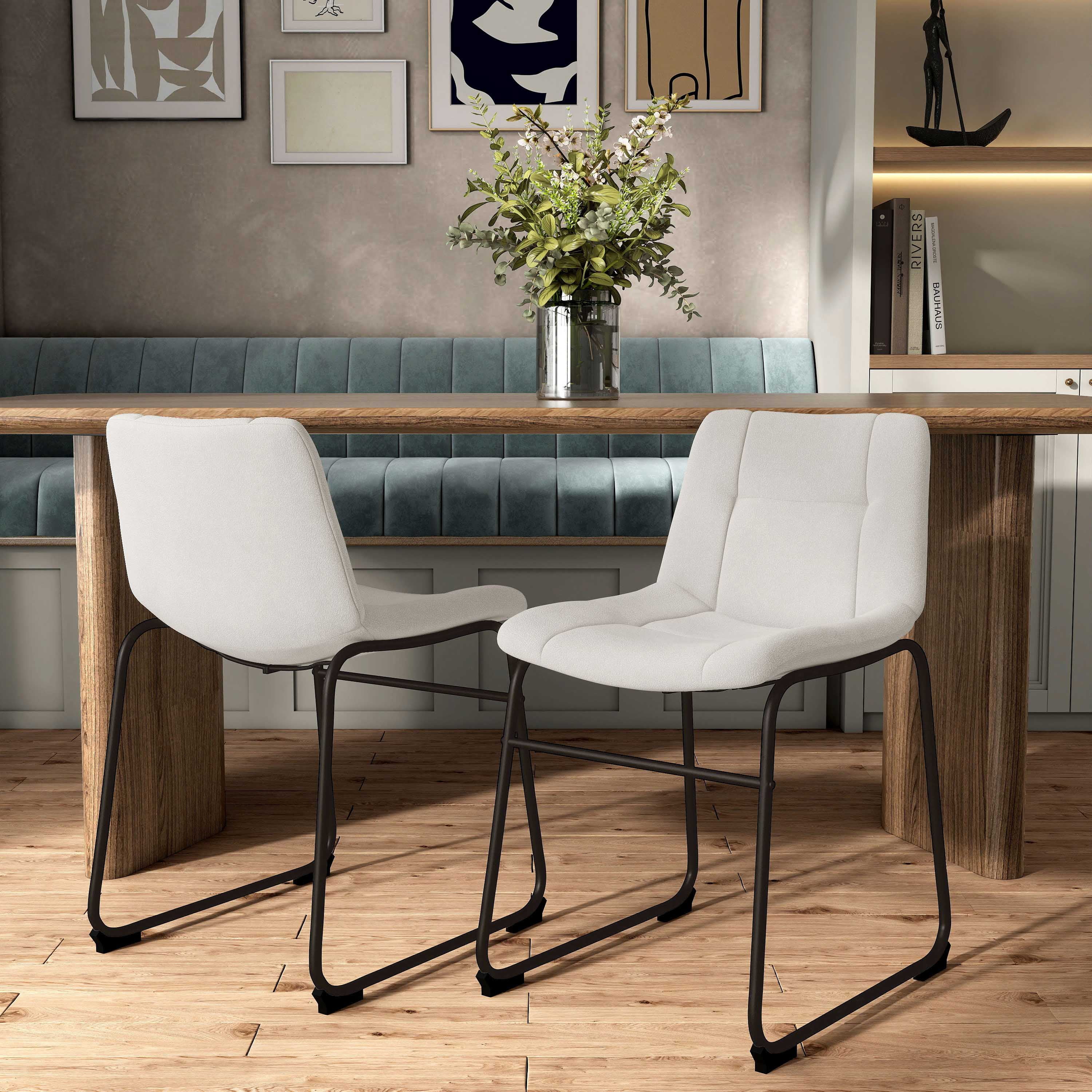 Free Shipping! Furniture of America Perri Modern Chenille Dining Chairs ...