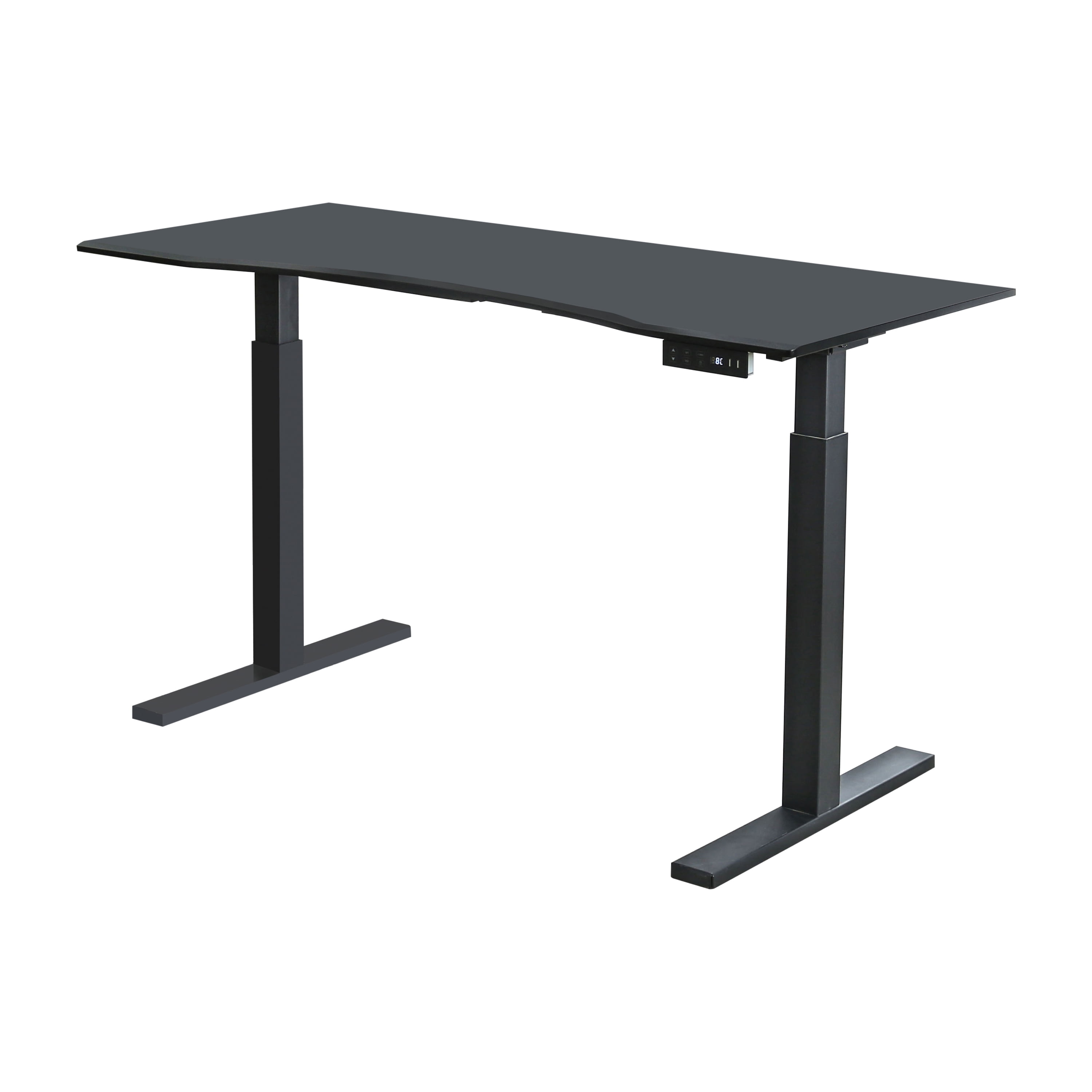 Furniture of America Peter Contemporary Adjustable Height Desk, Large ...