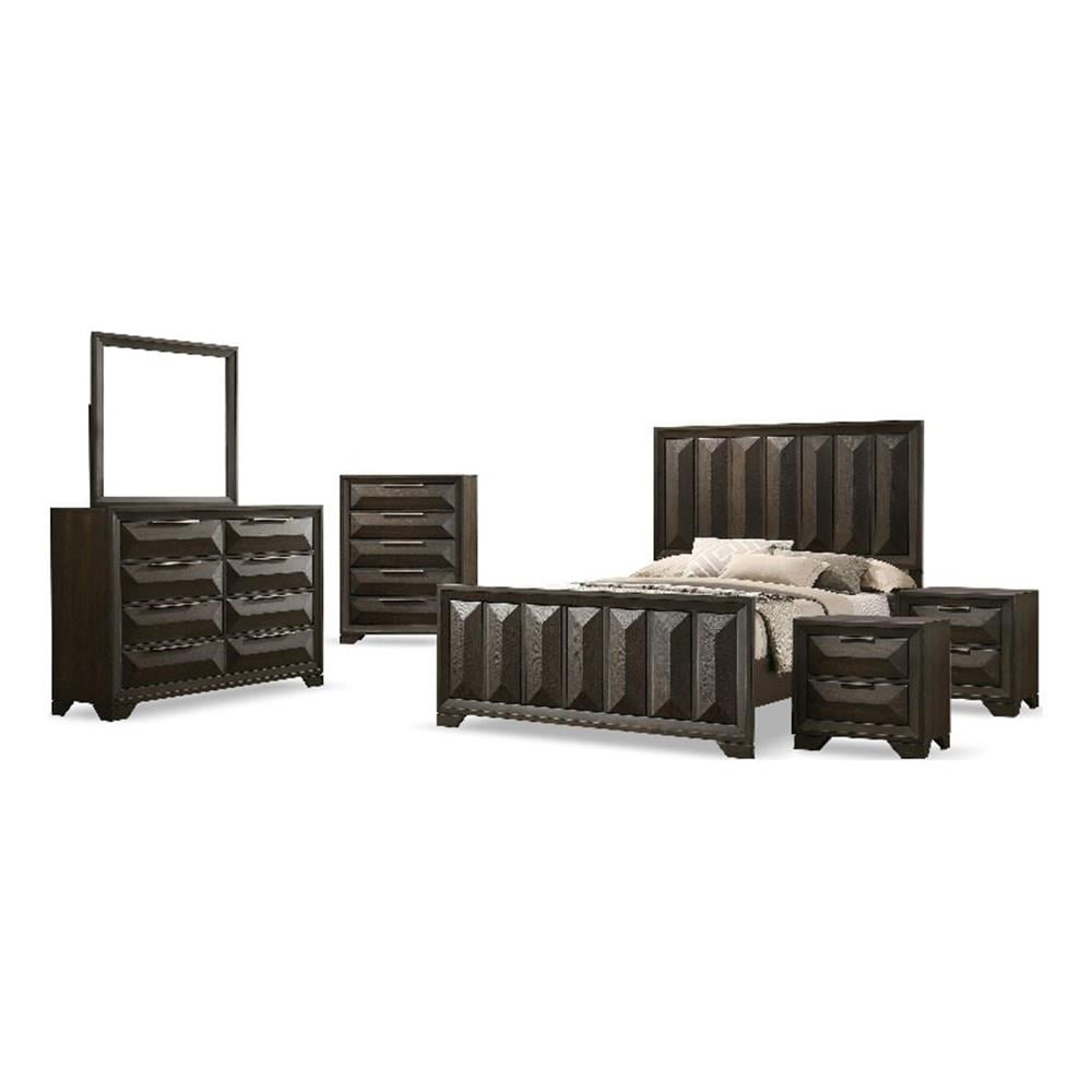 Free Shipping! Furniture of America Piery Espresso 6-Piece Queen ...