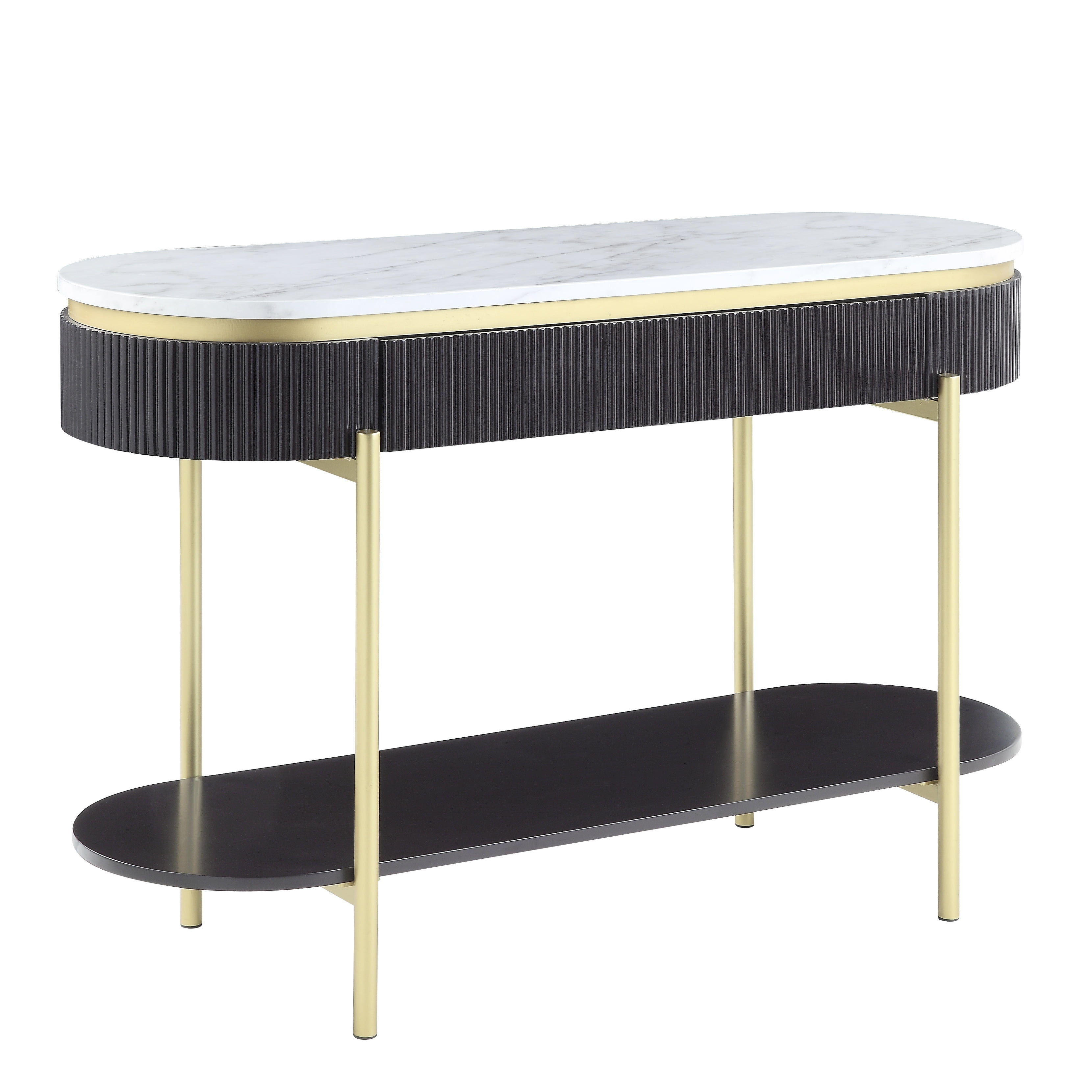 Furniture of America Reed Mid-Century Modern 48-inch Faux Marble 1 ...