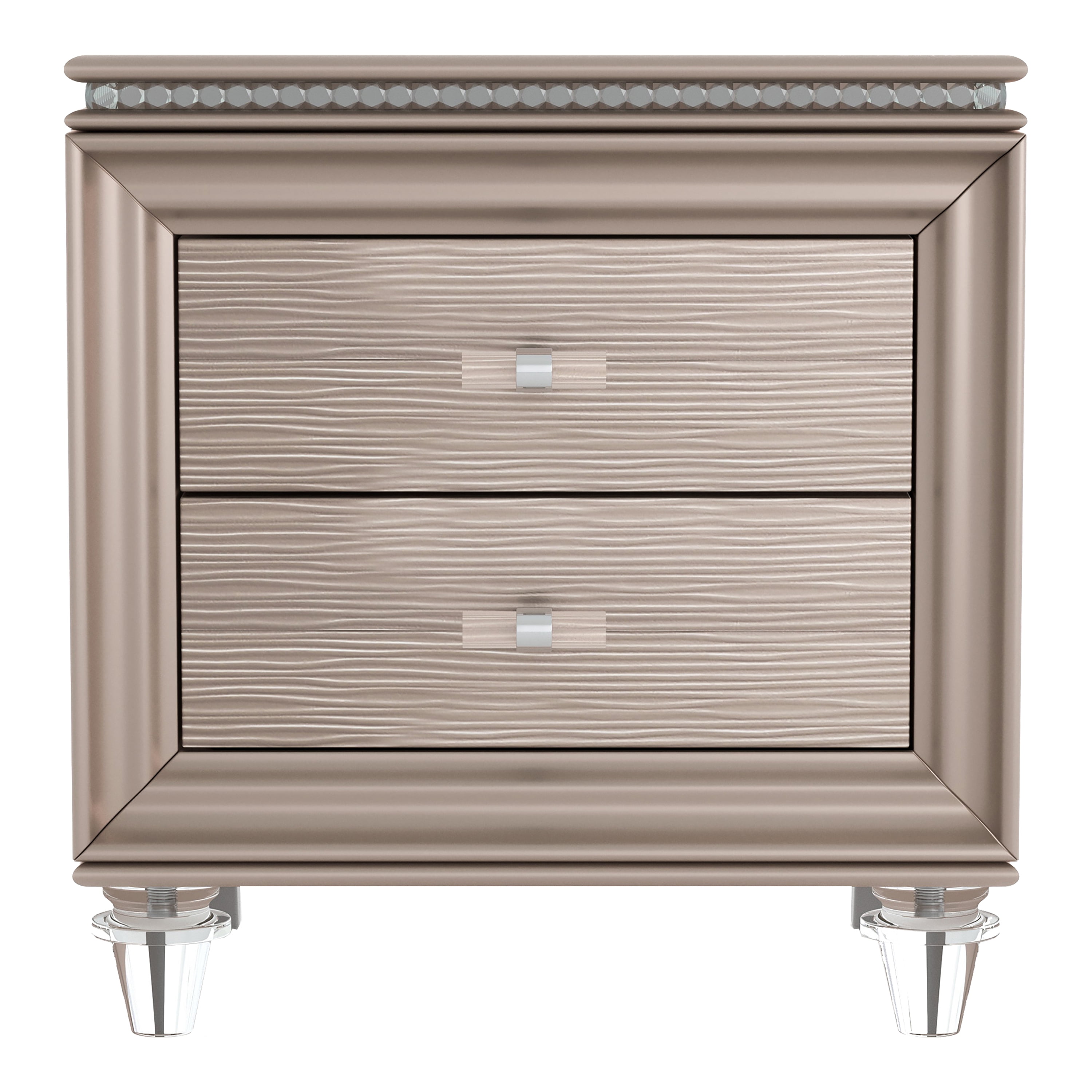 San Angelo Nightstand - 2-Drawer Wood Nightstand - Walmart.com