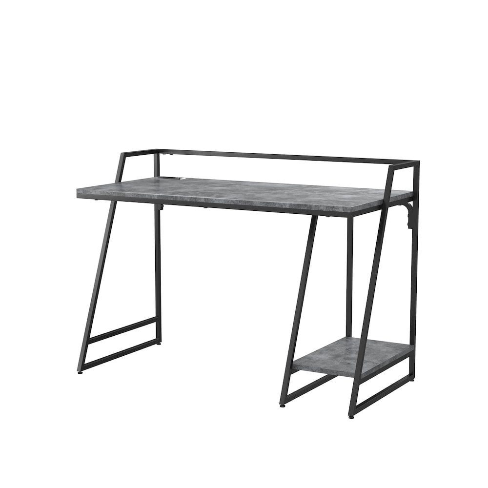 Furniture of America Sanue Metal Writing Desk with USB - Walmart.com