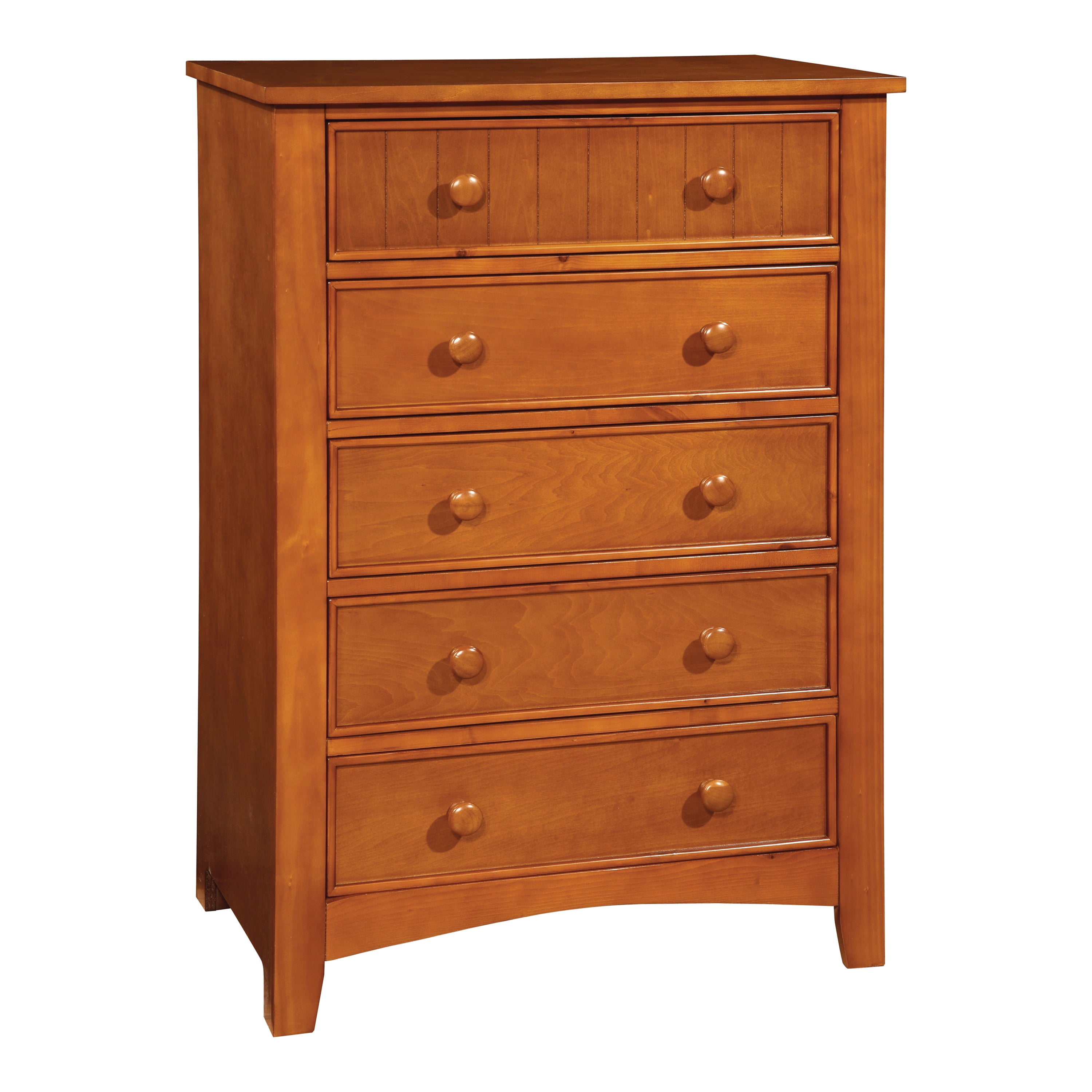 Furniture of America Sawyer 5-Drawer Wood Walnut Kids Chest - Walmart.com