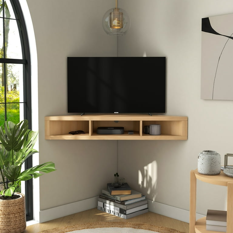 Corner tv shelf unit store