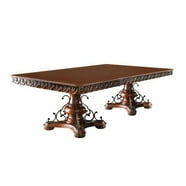 Furniture of America Tood Farmhouse Walnut 78-inch Wood Dining Table ...