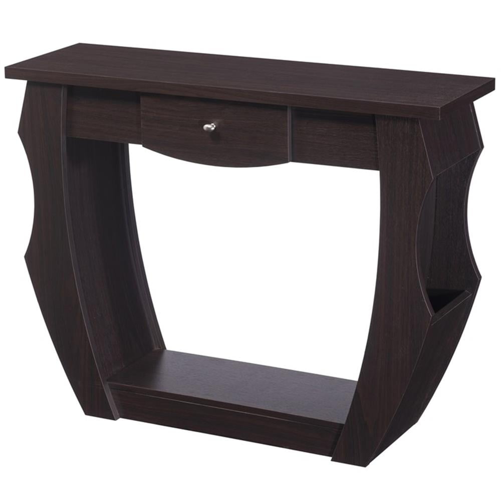 Furniture of America Trunta Contemporary Wood 1-Drawer Console Table in ...