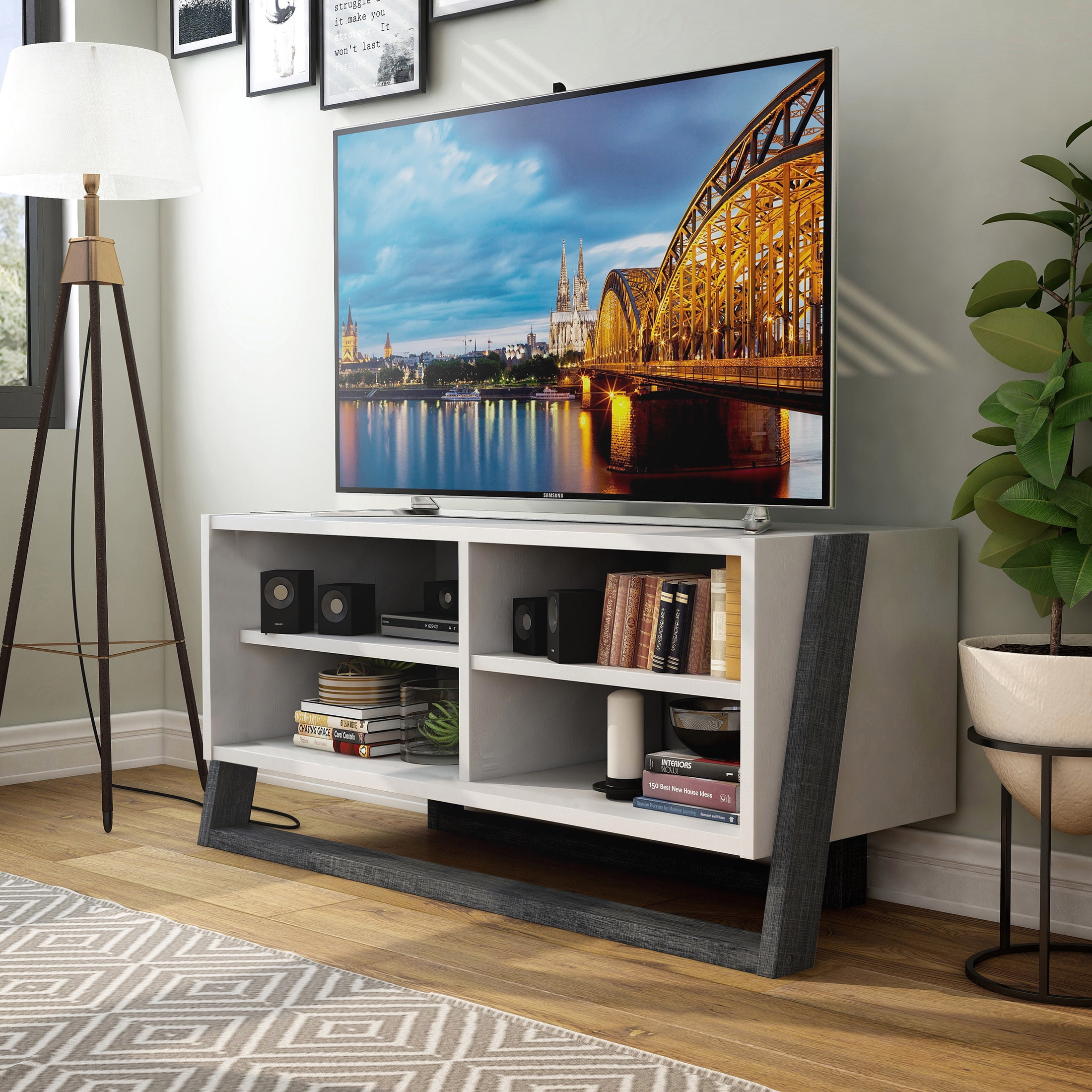 Furniture of America Vashna TV Stand - Cable Management - Walmart.com