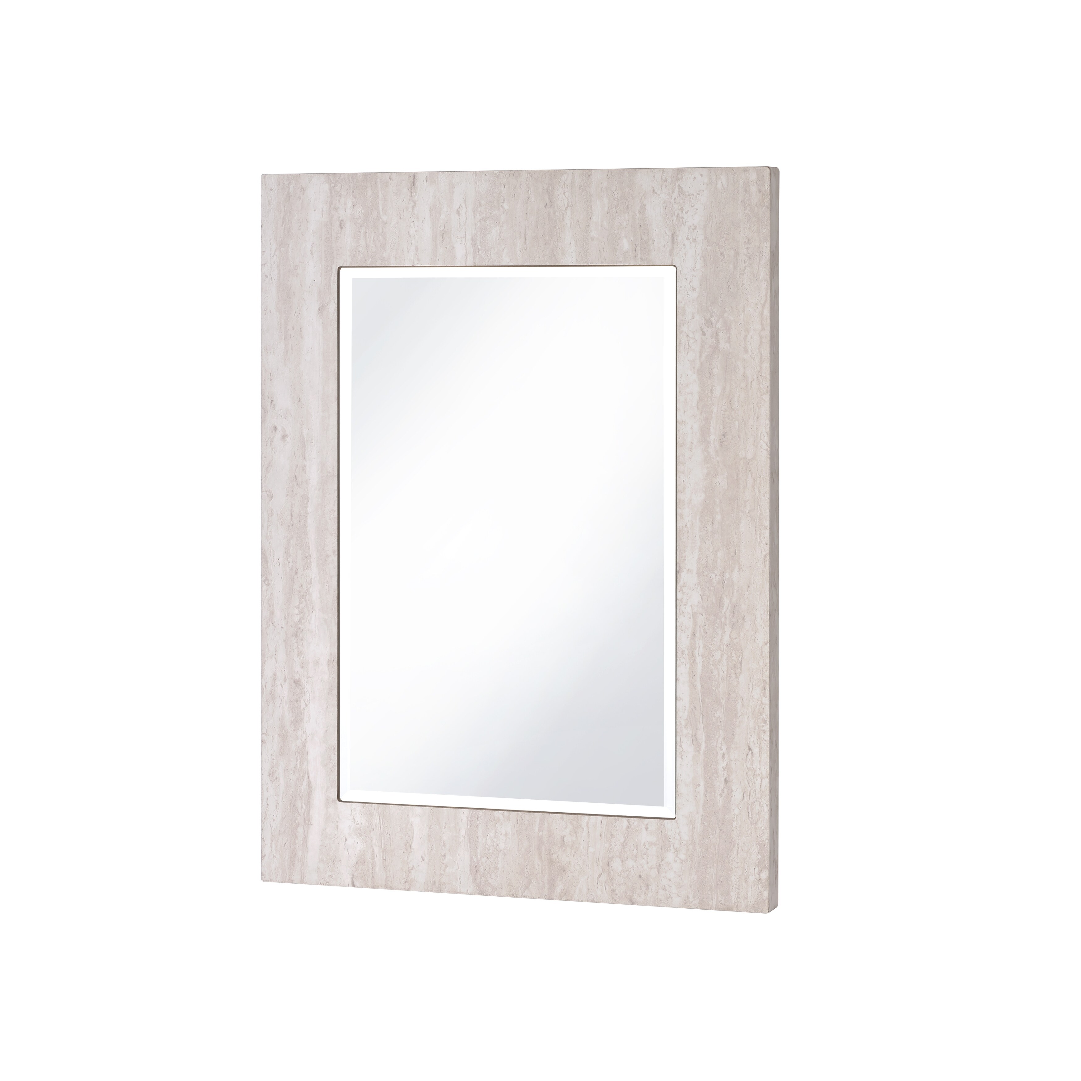 Furniture of America Vel Modern White 31-inch Wood Wall-Mounted Mirror ...